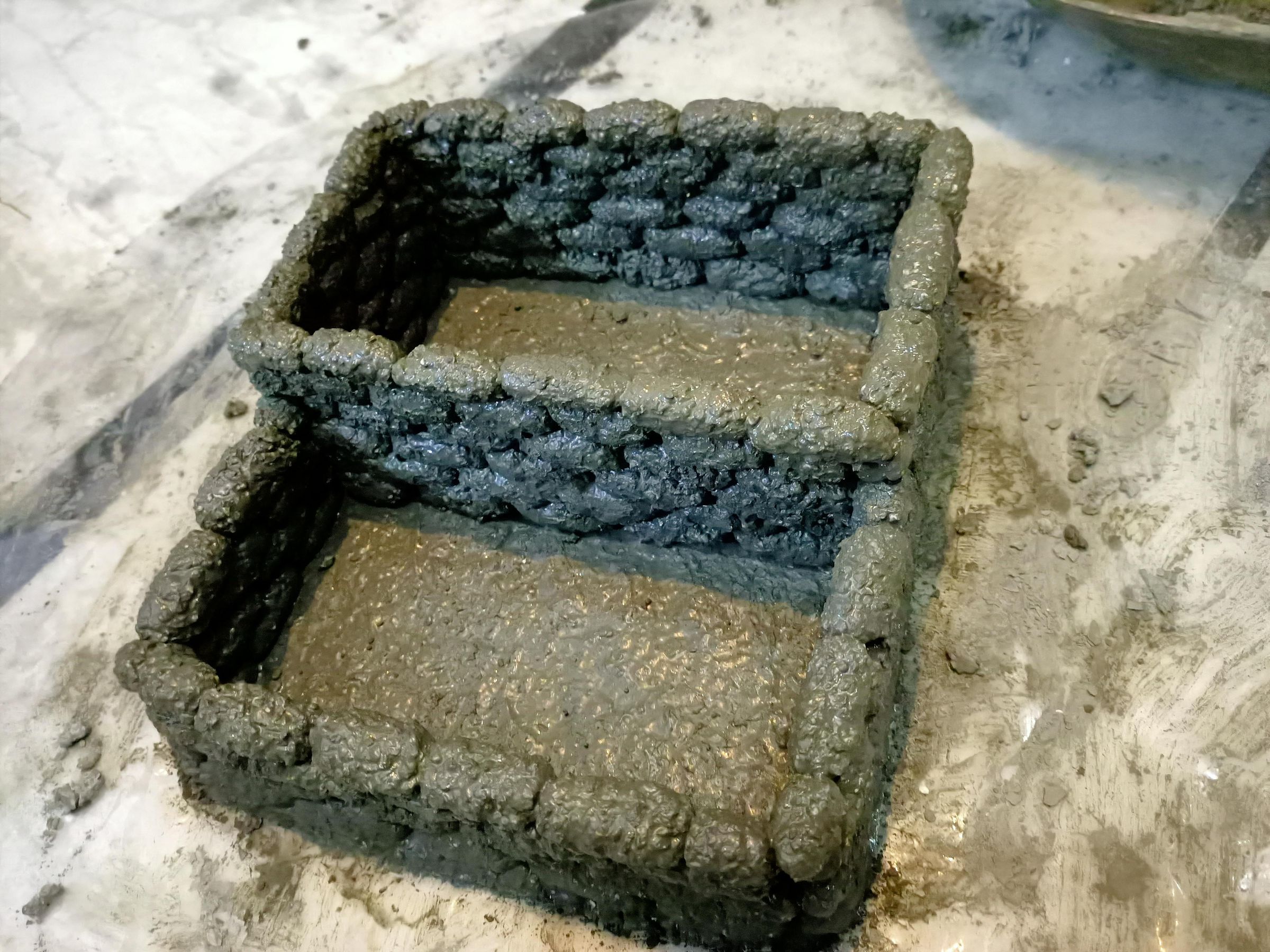 DIY Textured Cement-Styrofoam Planter : 12 Steps (with Pictures ...