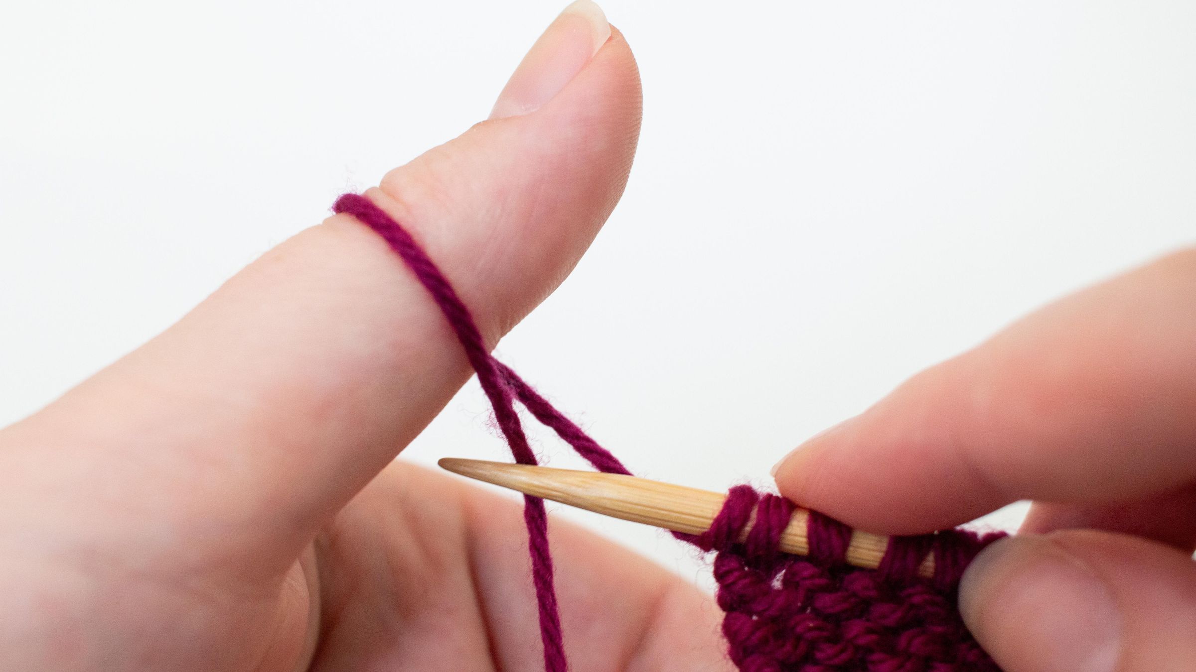 Backward Loop Cast on Knitting Tutorial : 5 Steps (with Pictures ...