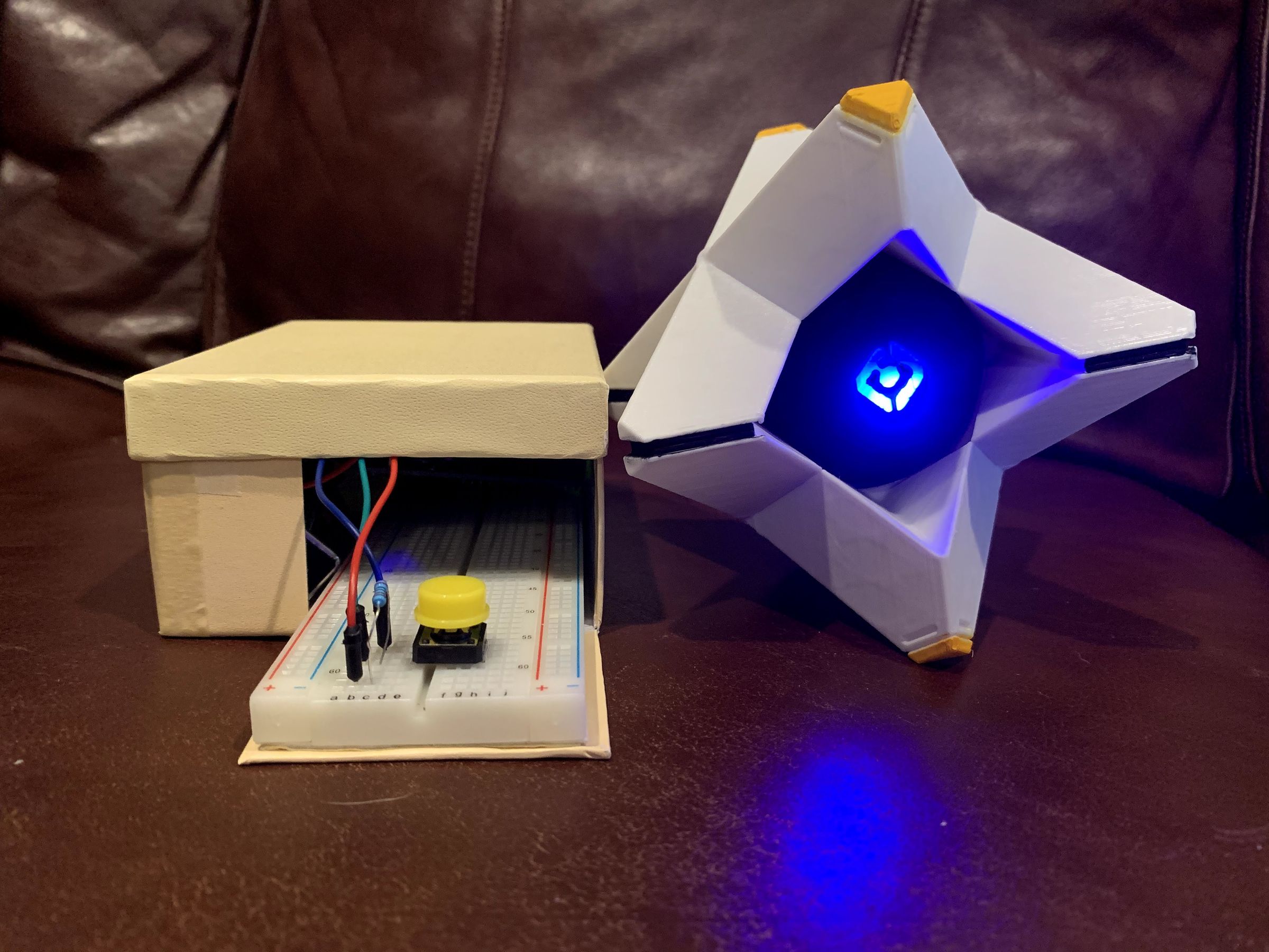 3D Printed Destiny Ghost Light With Arduino Uno : 6 Steps - Instructables