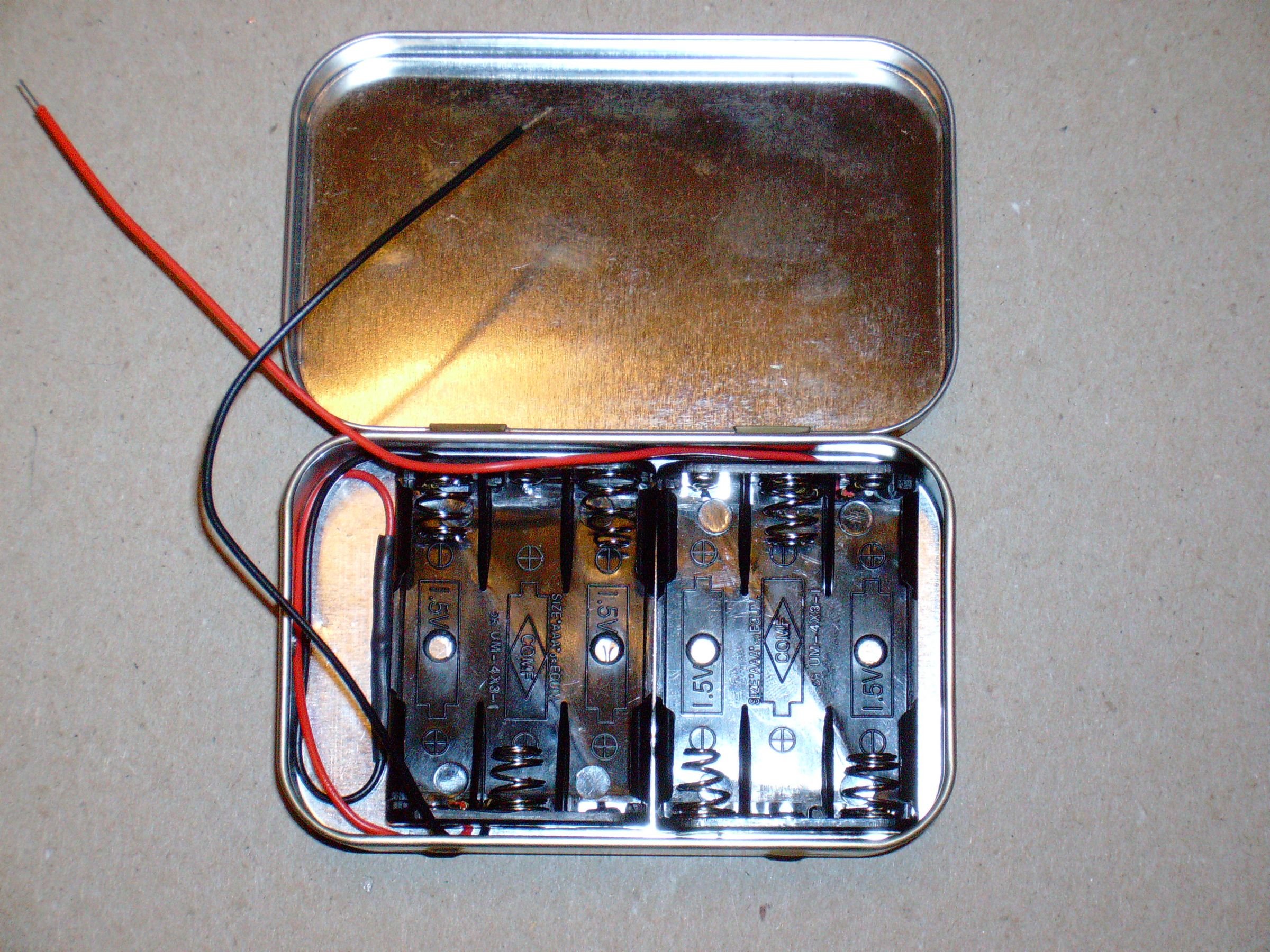 Arduino and Battery Pack in Altoids Tins : 17 Steps - Instructables