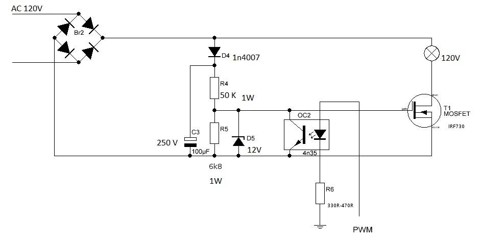 AC PWM Dimmer for Arduino (with Pictures) - Instructables