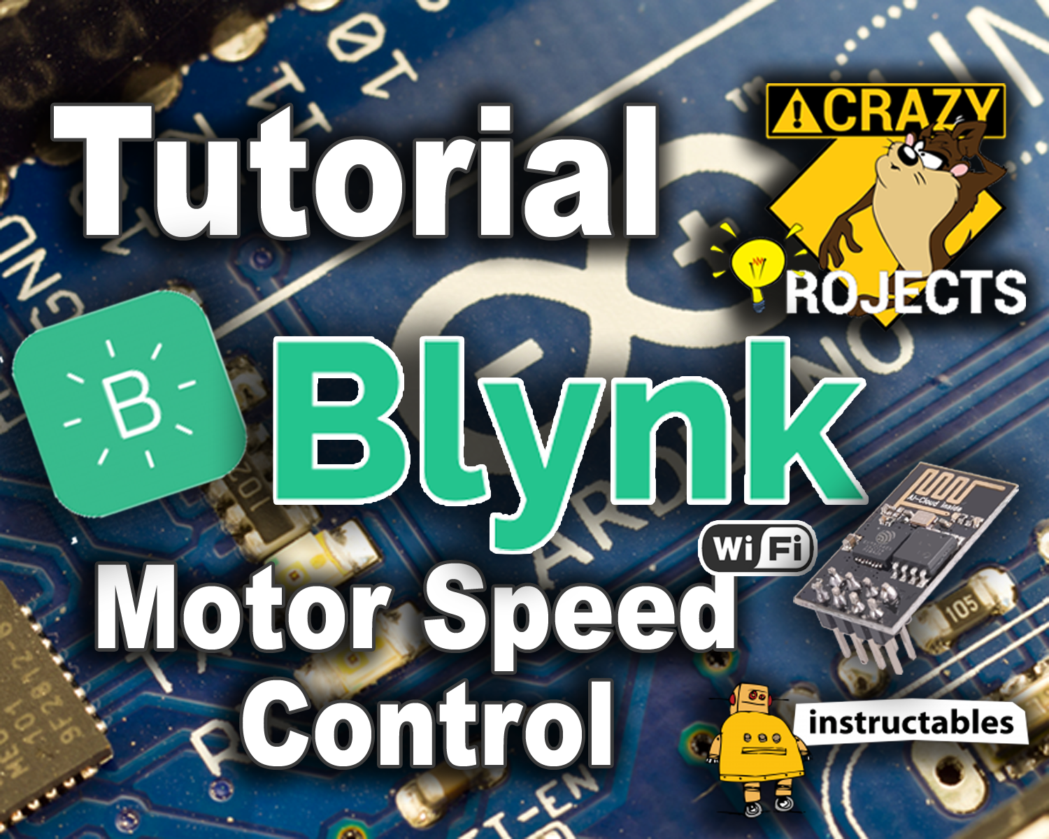 Arduino Tutorial - Blynk Motor Speed Control ESP8266 : 3 Steps ...