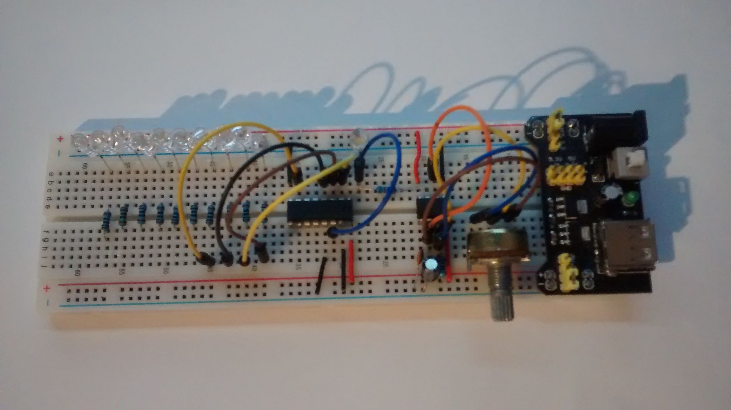 11 LED Adjustable Chaser With 555Timer : 5 Steps (with Pictures ...