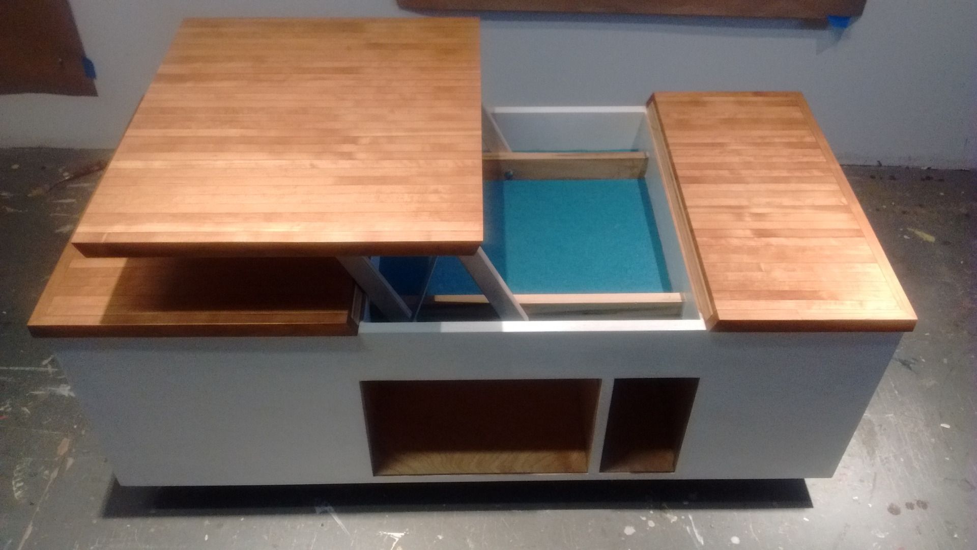 Coffee Table W/ Raising Top/compartment : 8 Steps (with Pictures ...