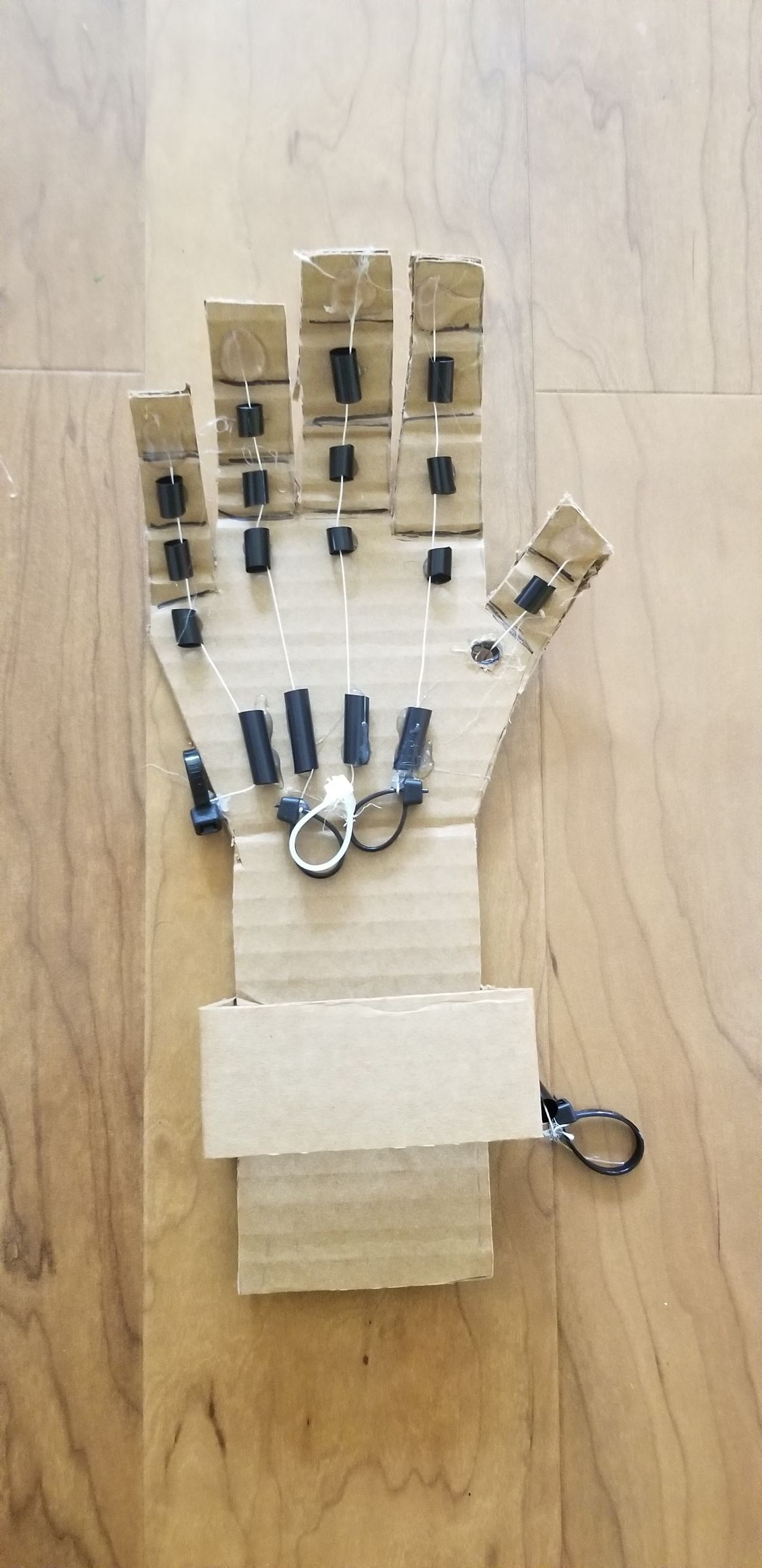 DIY Cardboard Mechanical Hand : 4 Steps - Instructables