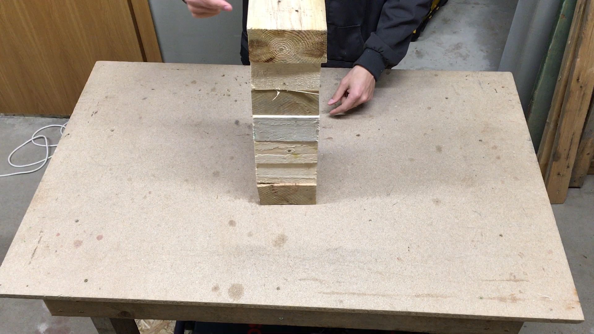 Colored LED Lamp From Pallet Wood Blocks : 10 Steps (with Pictures ...