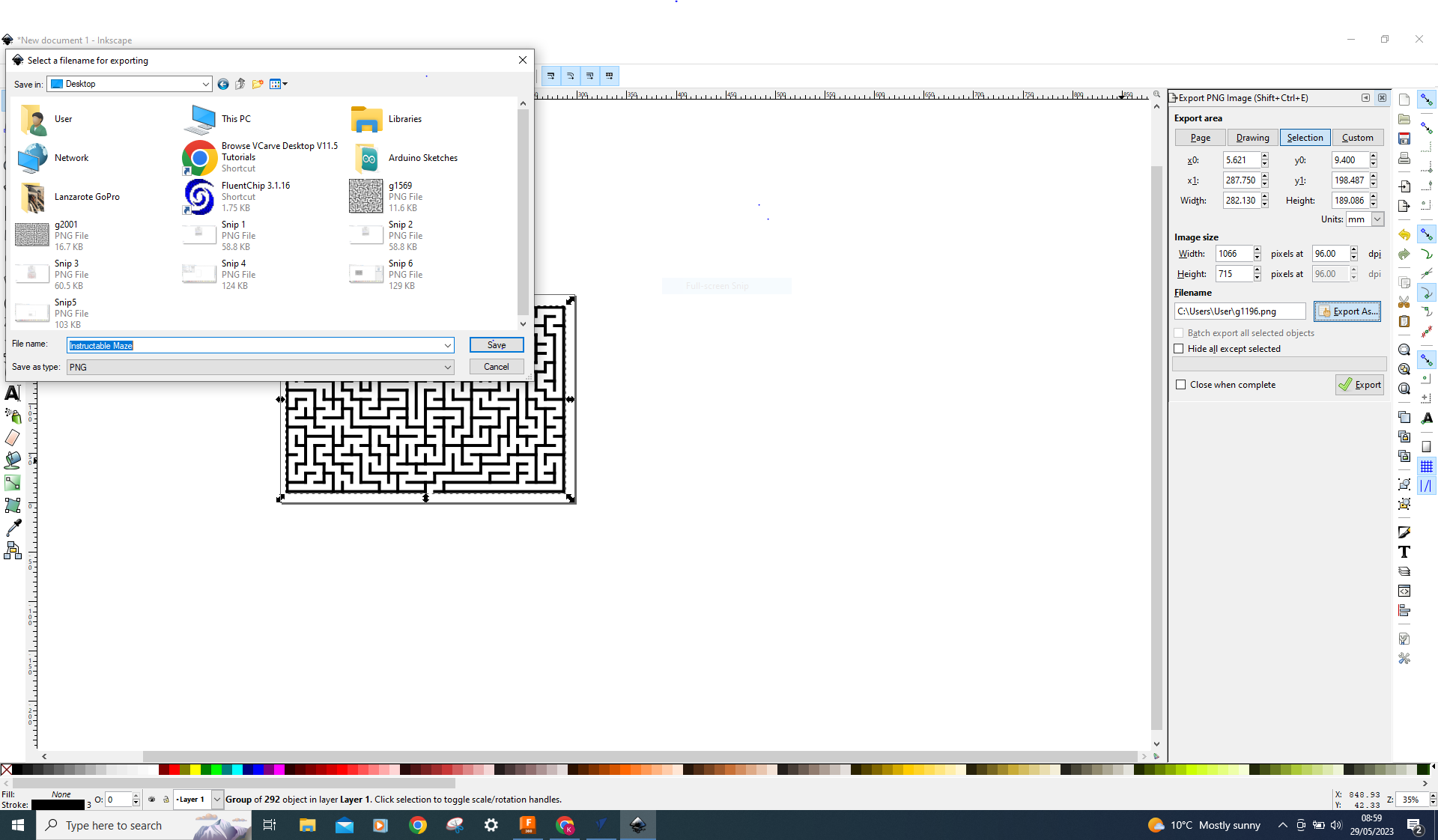 Maze Design Made Easy for Fusion 360 or Vetric Software : 5 Steps ...