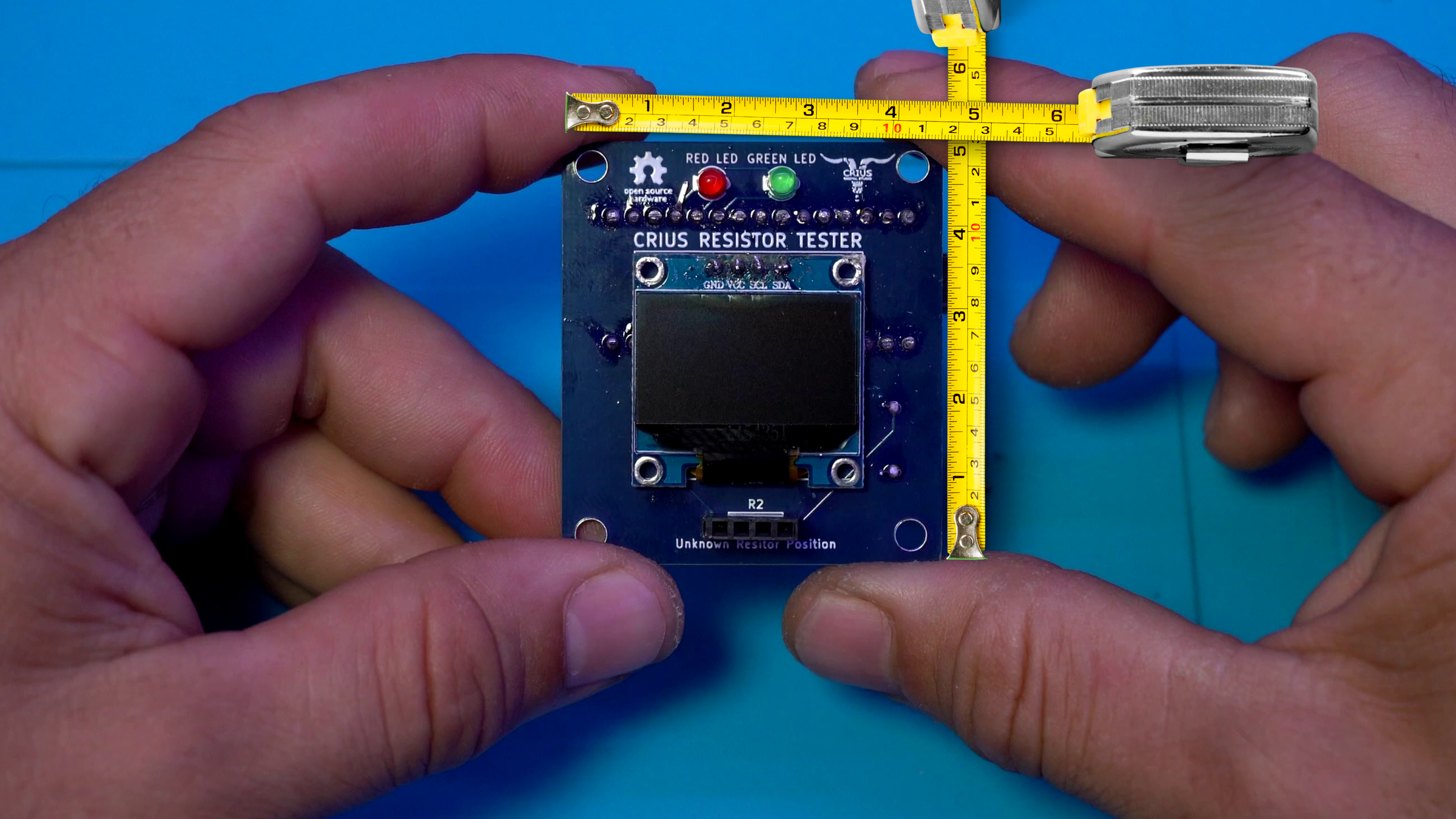 DIY Arduno "Ohmeter" + 0.96" OLED Display +Indication LEDs + Custom PCB ...