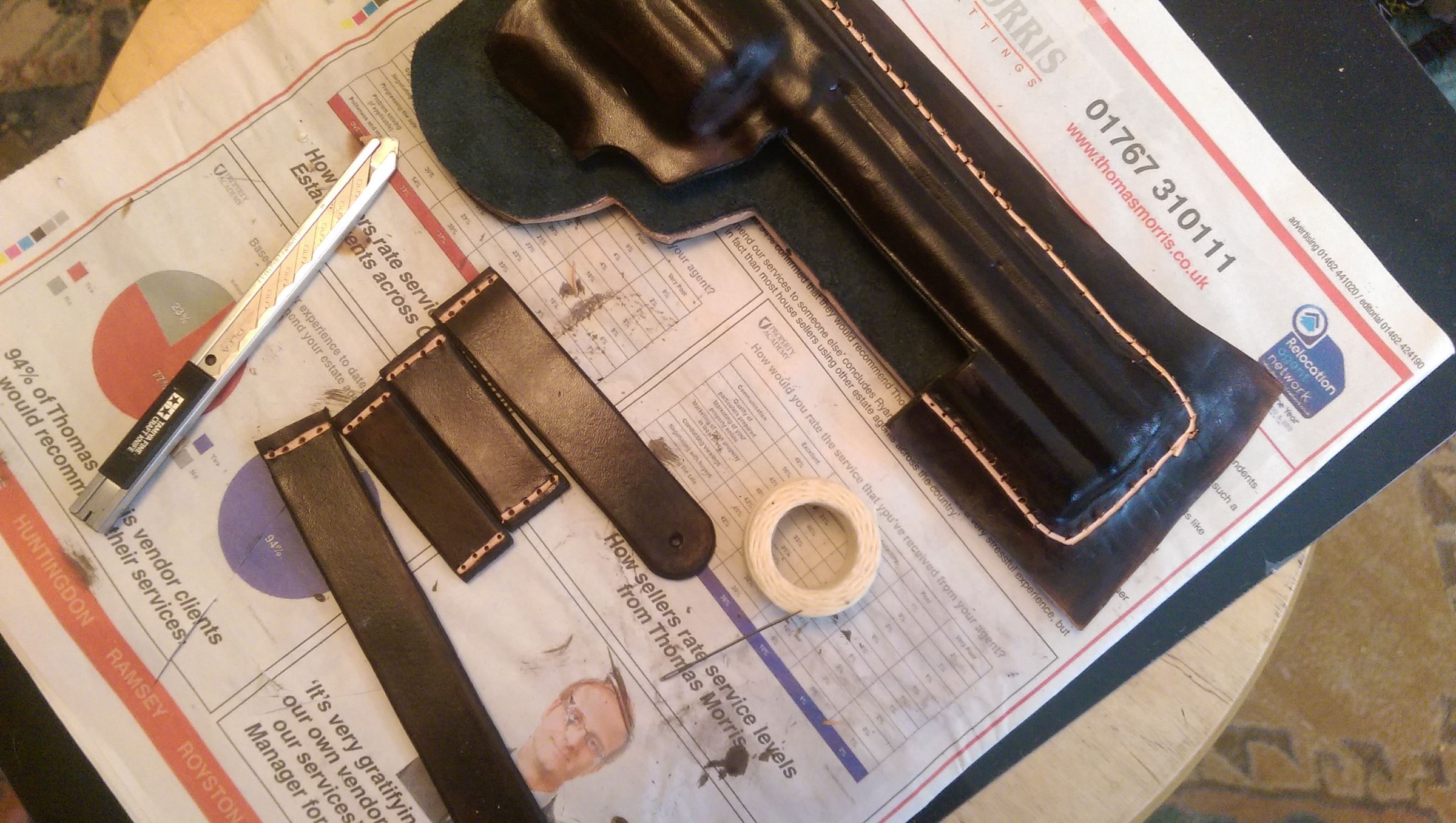 Quick Draw Leather Molle Holster : 10 Steps - Instructables