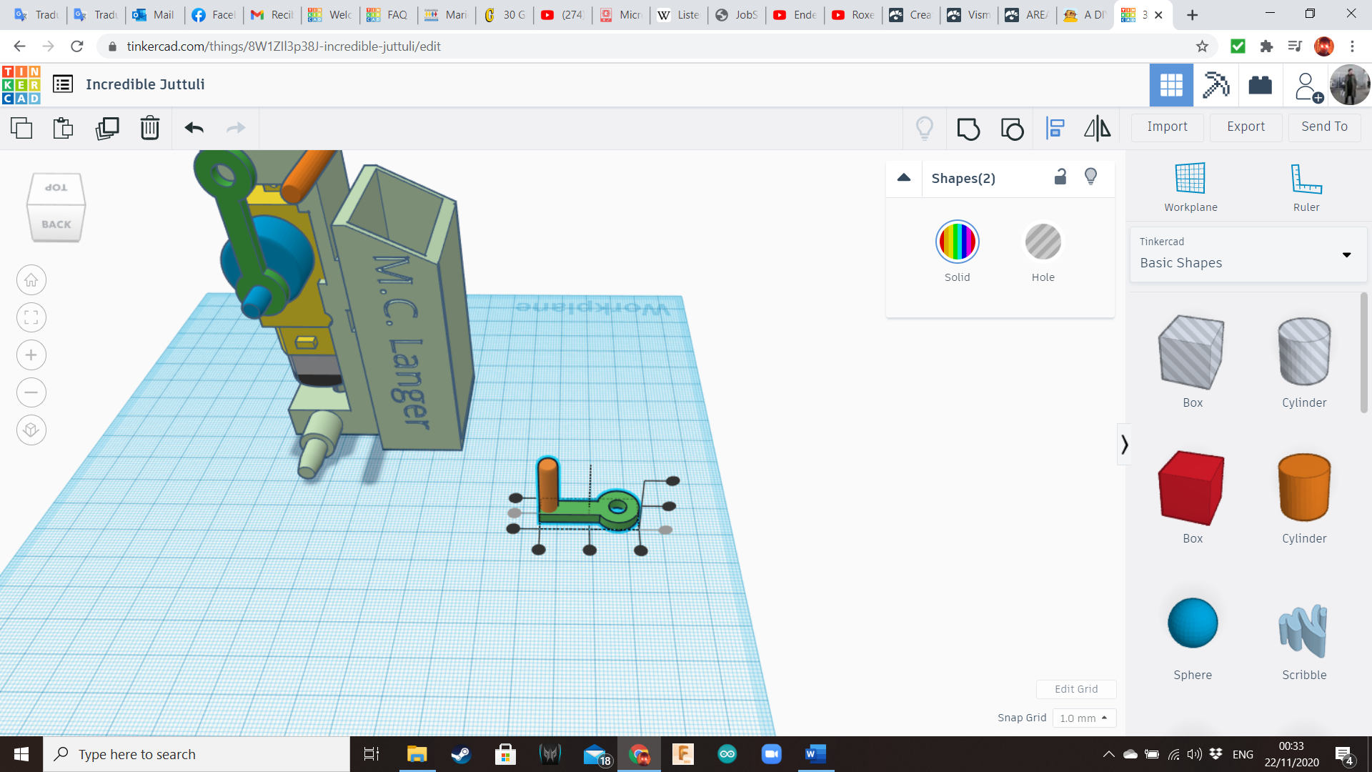Tinkercad Robotics for School: Evil Zipline Robot! : 17 Steps (with ...