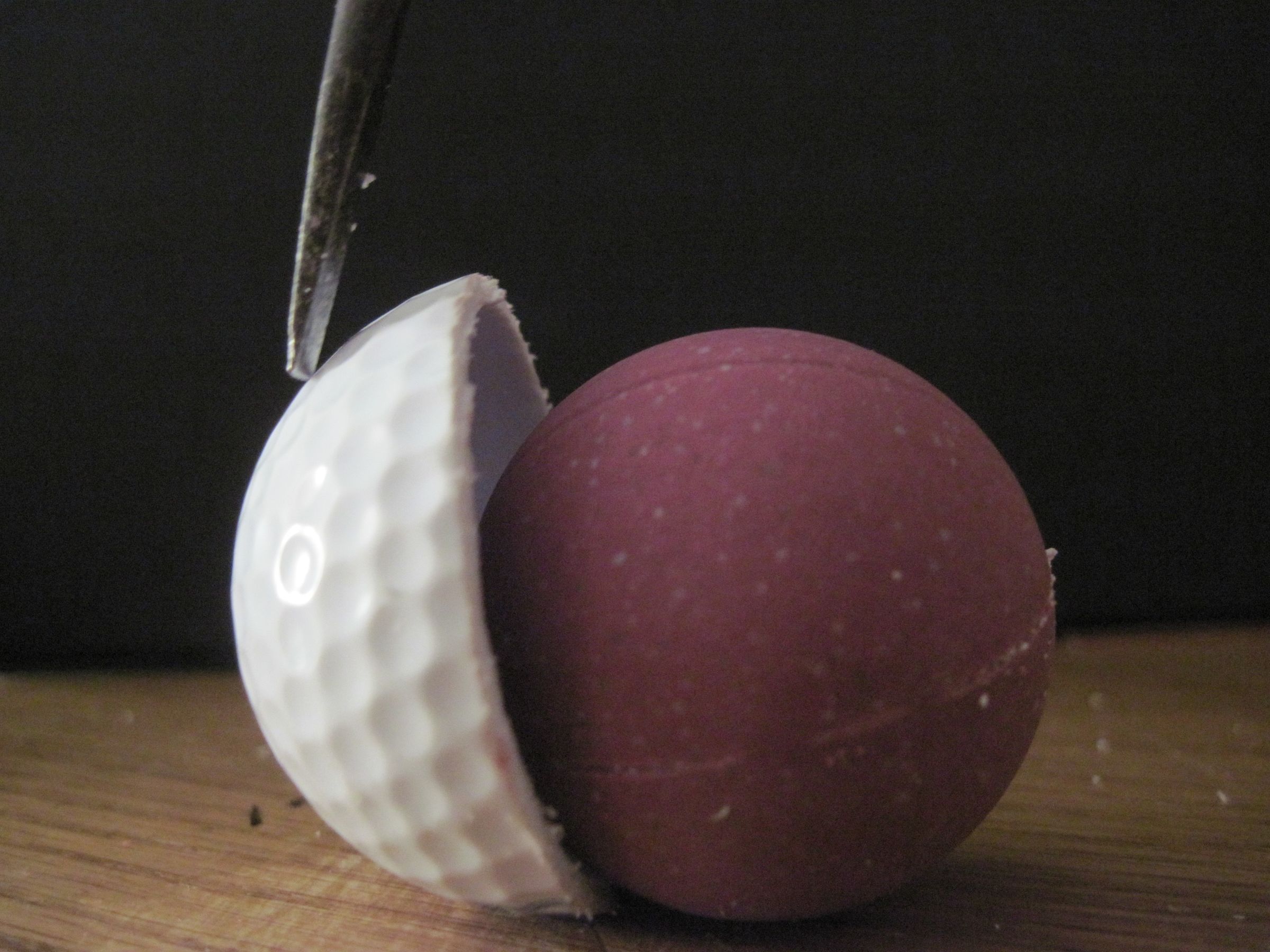 How to Cut Off the Outer Shell of a Golf Ball : 3 Steps - Instructables