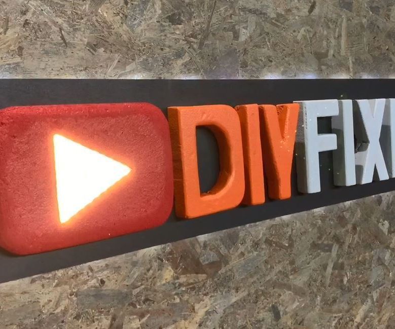 How to Make a Huge 3D LED Sign Board for Less Than 10$ : 7 Steps ...