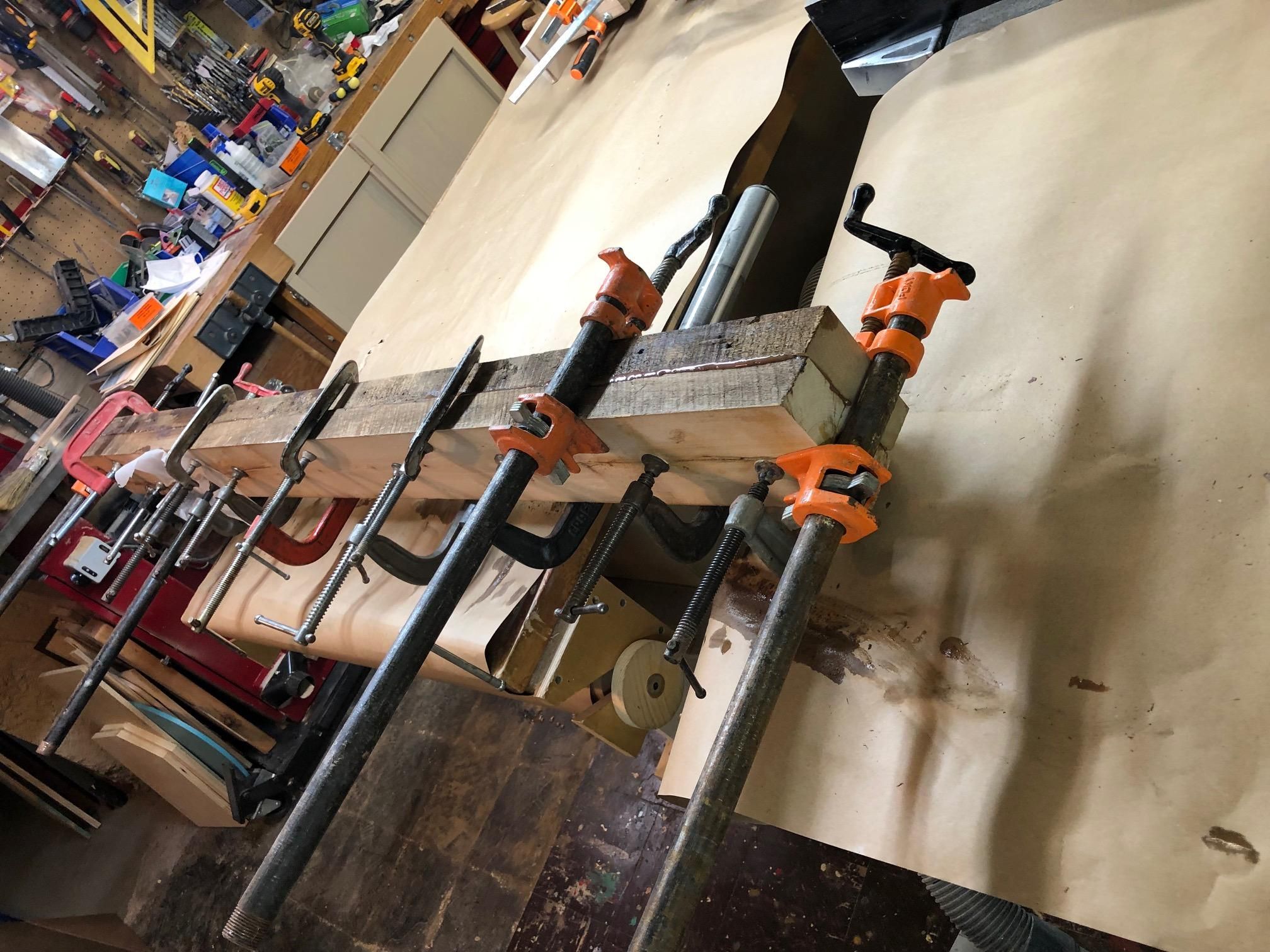 Reclaimed Barn Wood Trestle Table : 10 Steps (with Pictures ...
