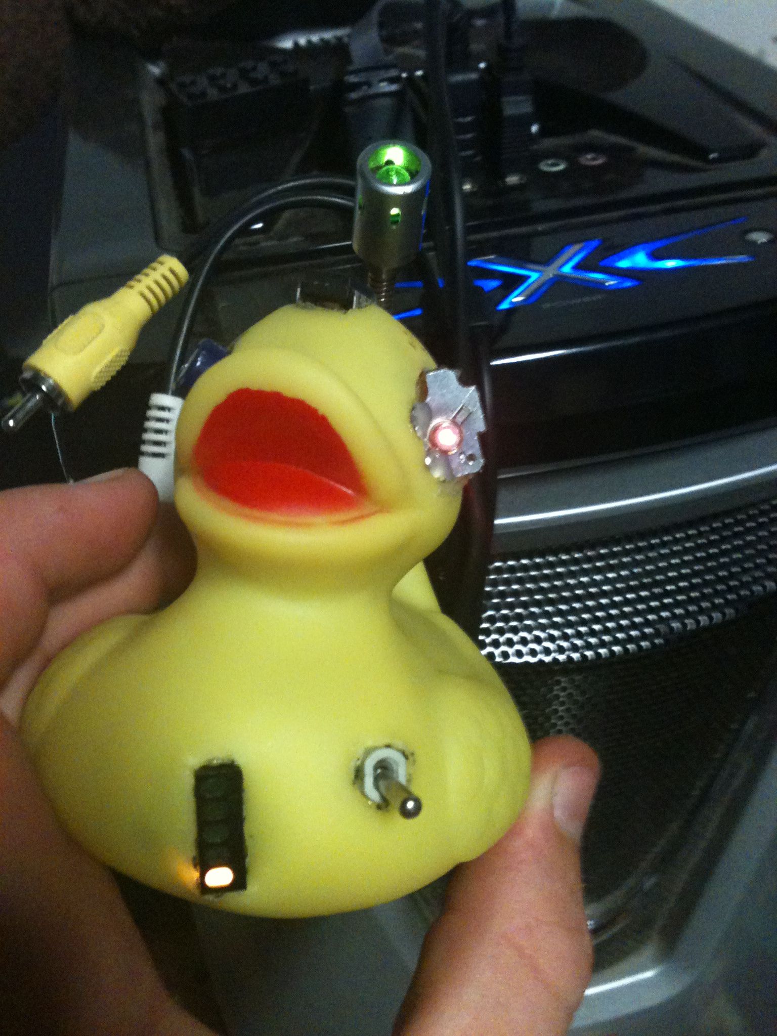 HOW TO MAKE: a Super Cyborg Rubber Ducky! : 12 Steps - Instructables