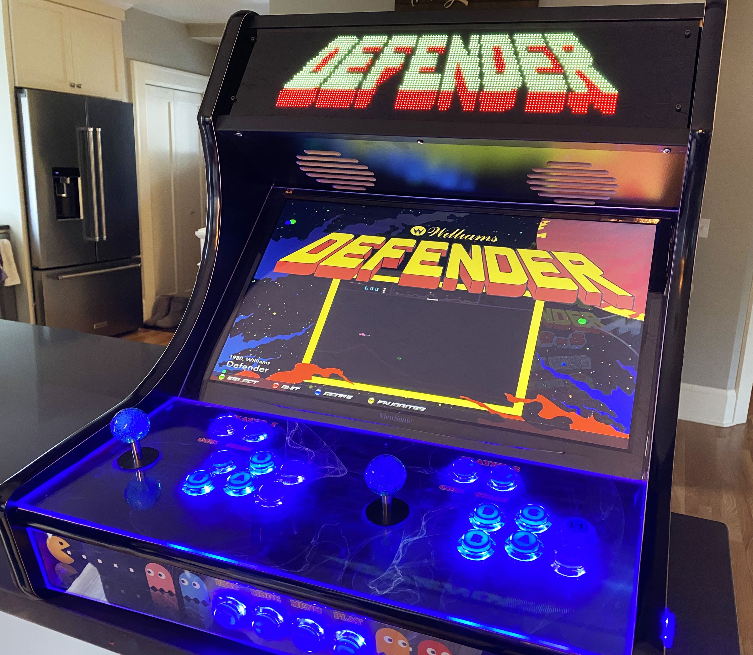 Arcade Machine With Changing LED Marquee : 5 Steps (with Pictures ...