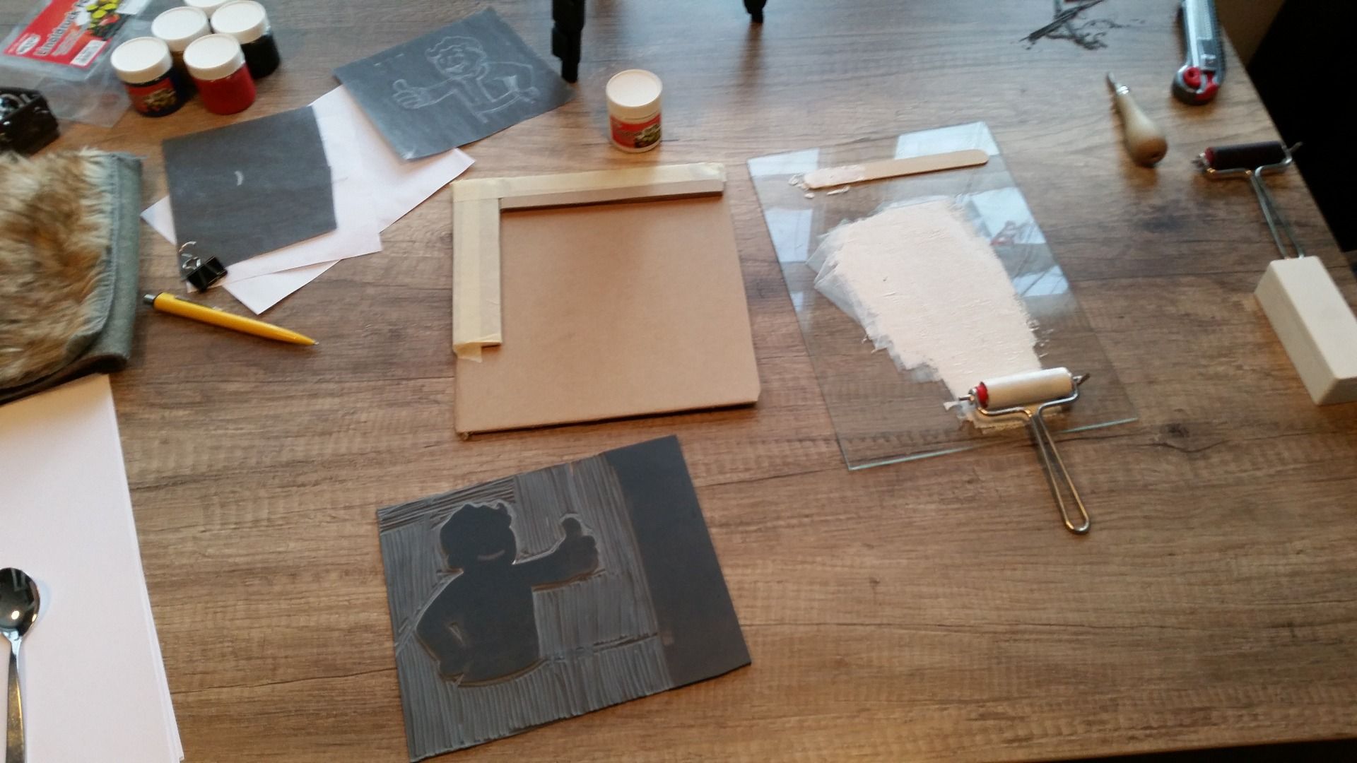 Fallout Linocut Reduction Print : 3 Steps (with Pictures) - Instructables