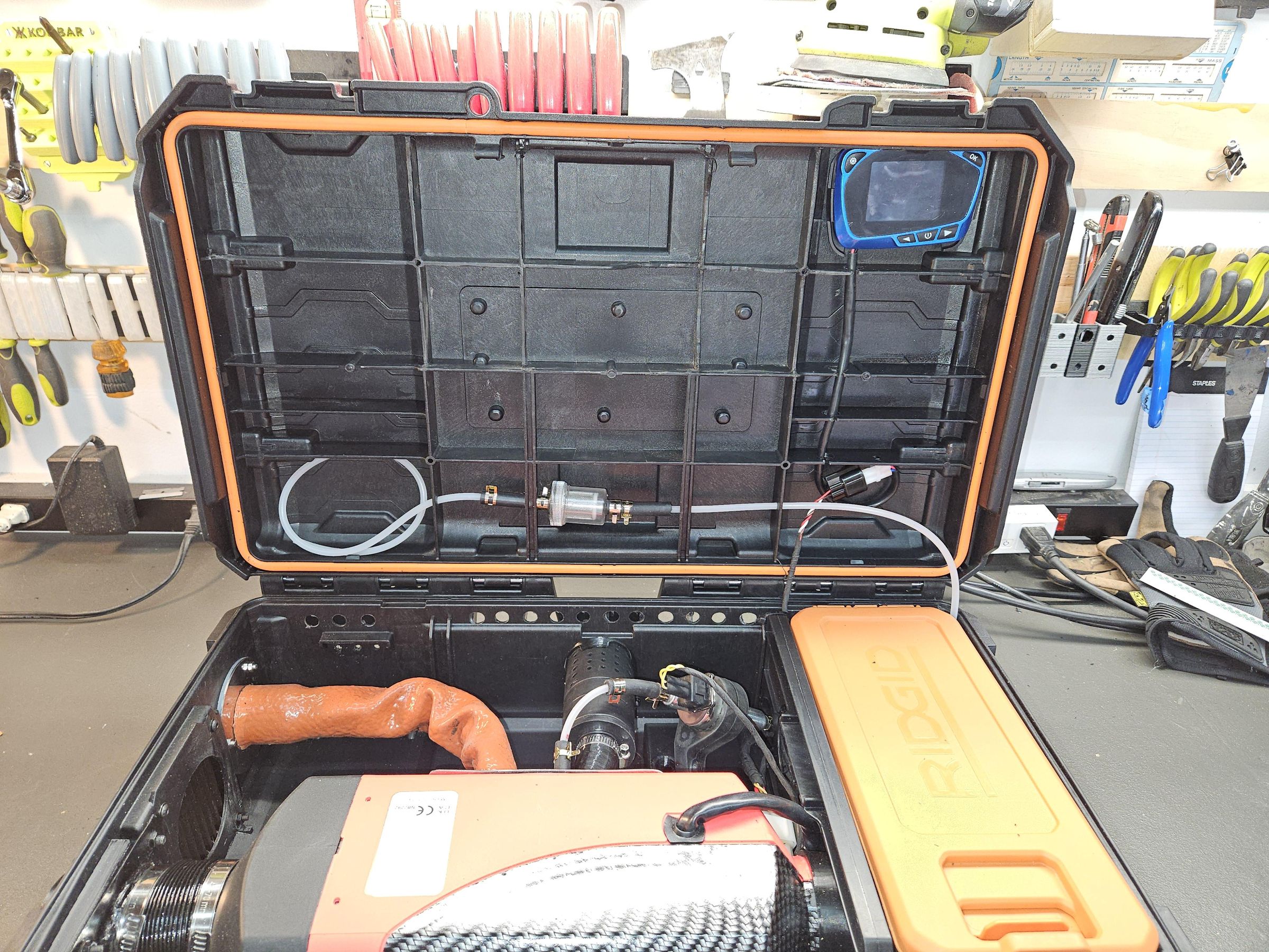 DIY All-in-One Diesel Heater Unit in a Ridgid Case : 11 Steps (with ...
