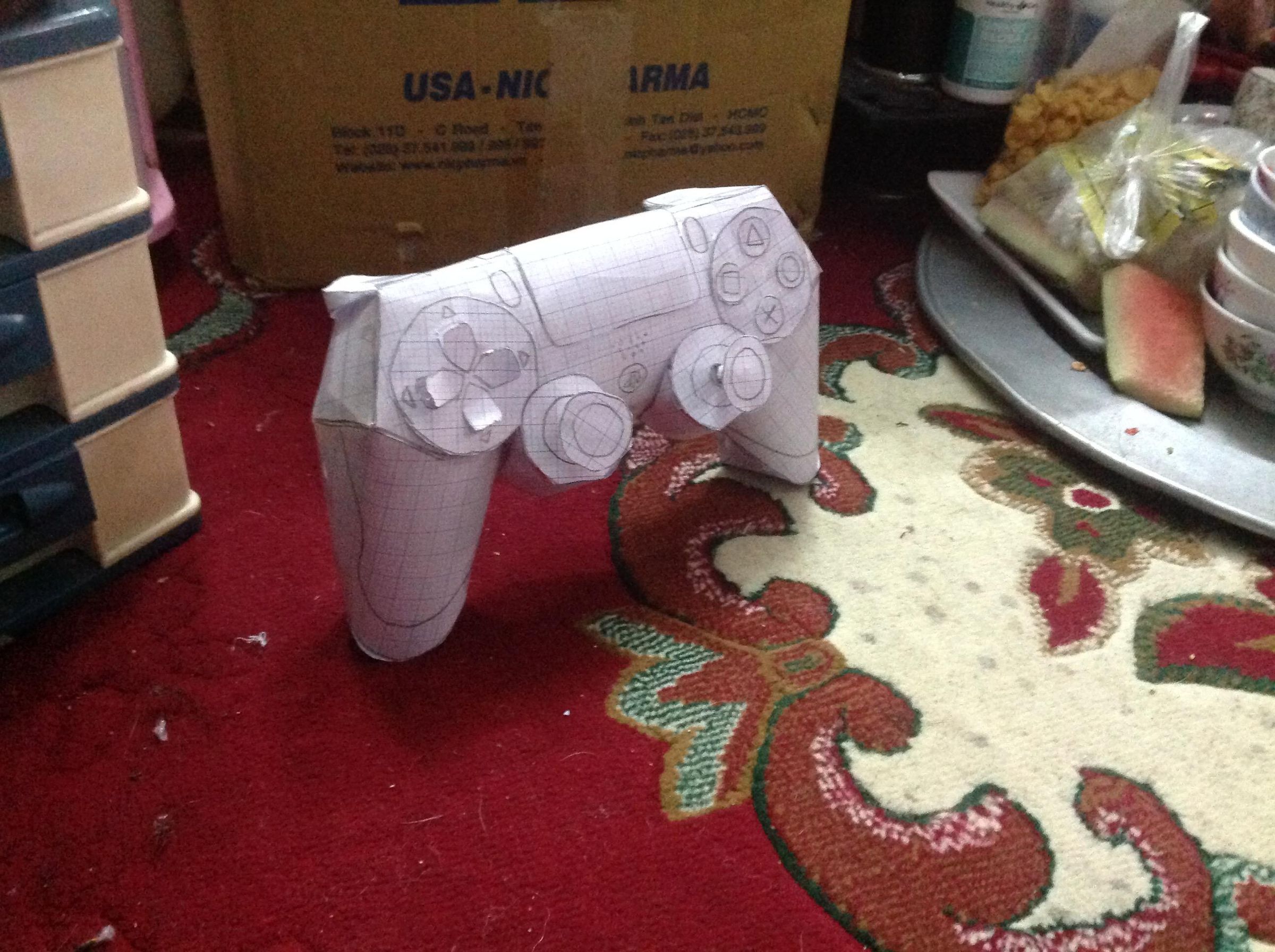 PlayStation 4 Controller - Papercraft : 5 Steps (with Pictures ...