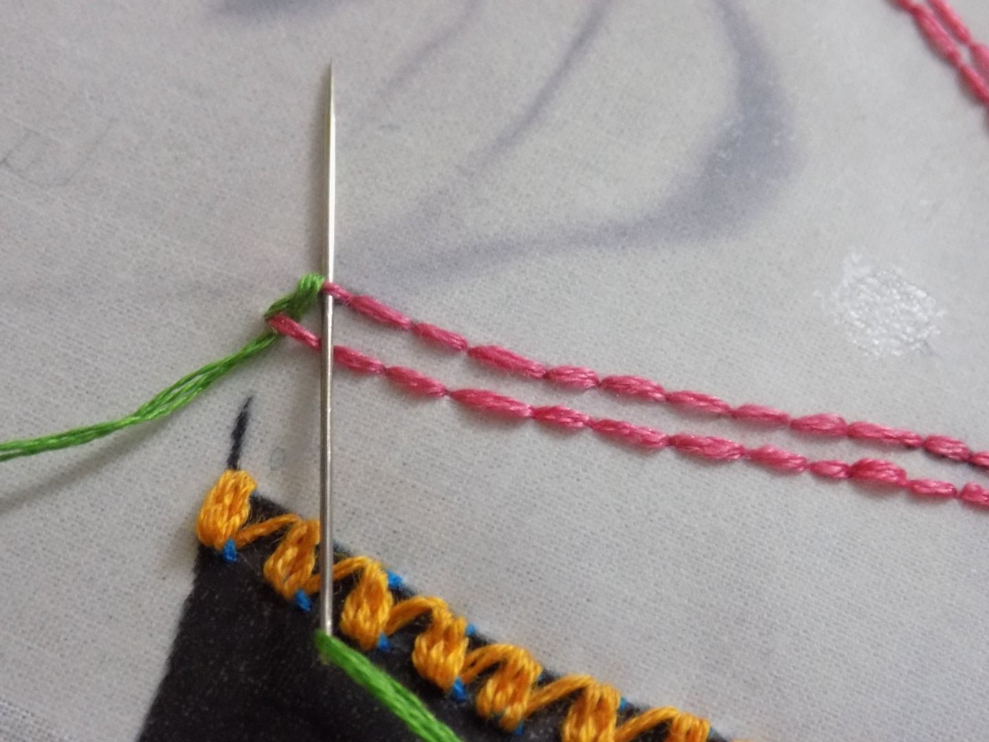 Embroidery 101: Woven Back and Woven Running Stitches : 7 Steps (with ...