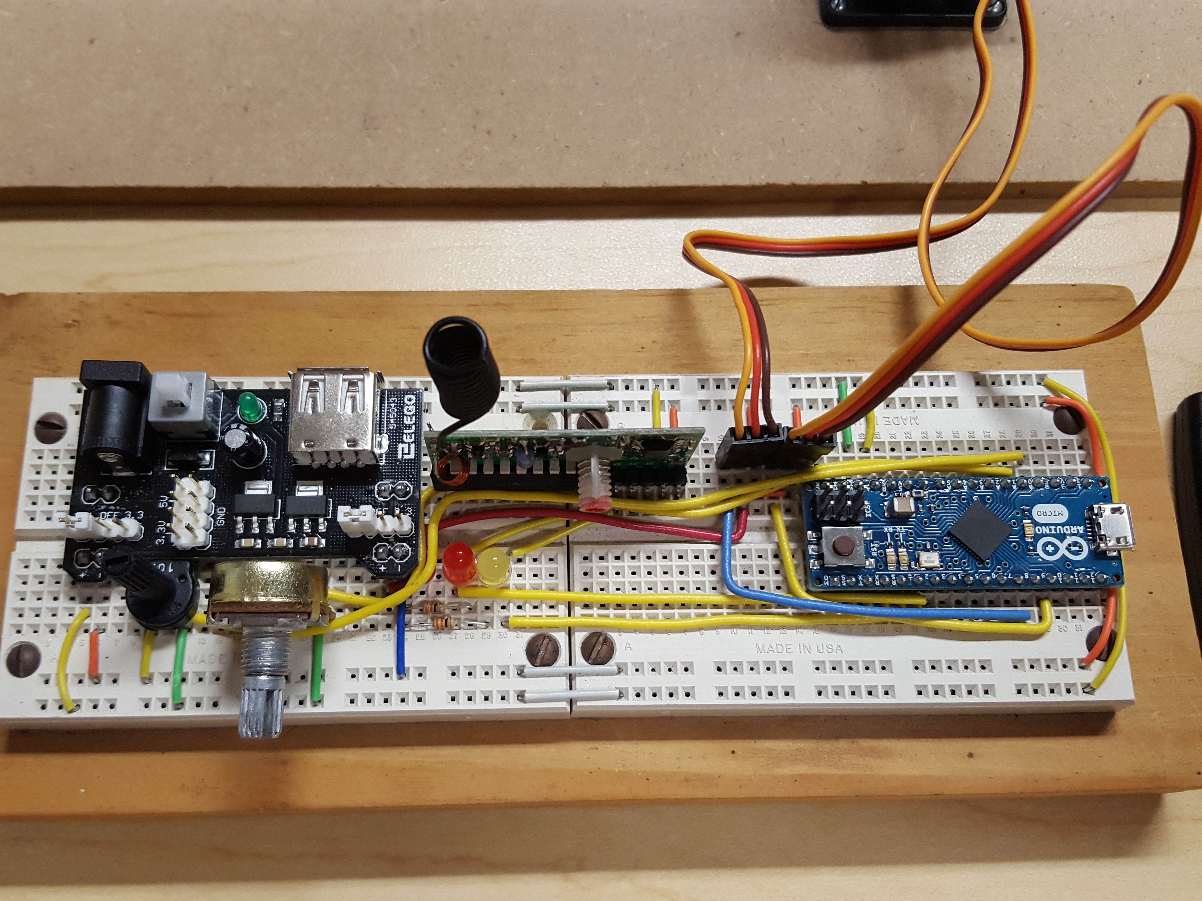 Wireless (RF) Remote Controlled Servo Based Pan/Tilt Using Arduino With ...