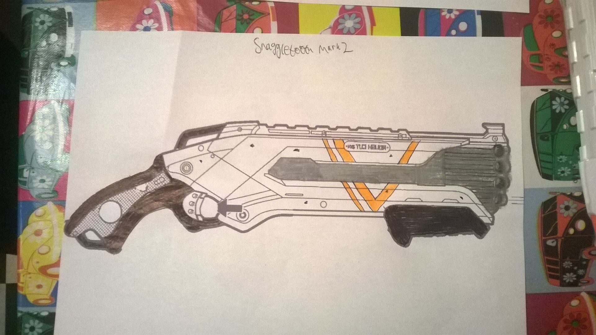 Nerf Mod: Destiny Vanguard Custom Shotgun "Snaggletooth" - Instructables