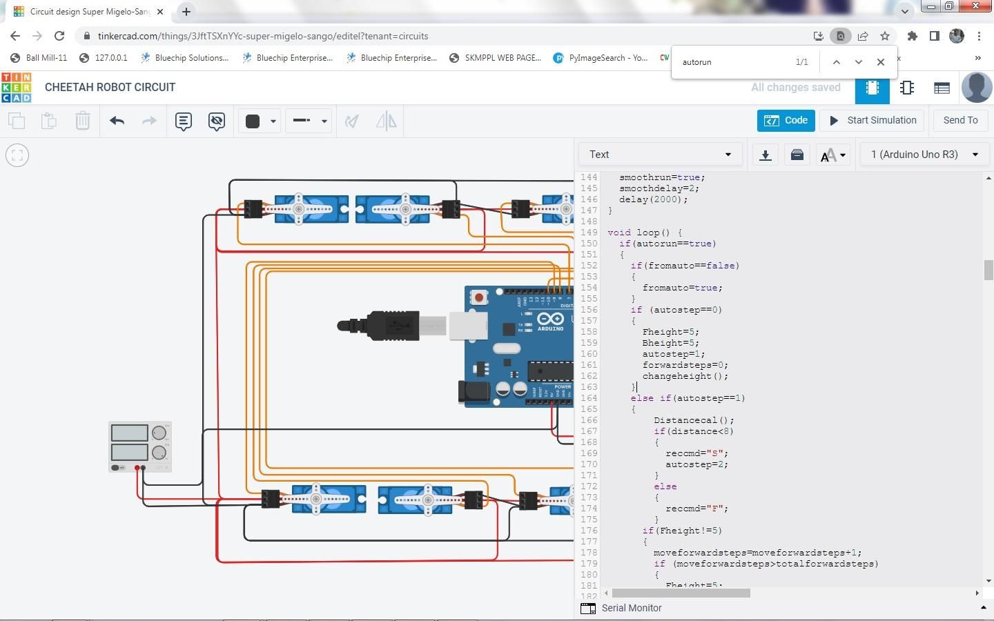 Baby Cheetah Walking Robot in Tinkercad : 21 Steps (with Pictures ...