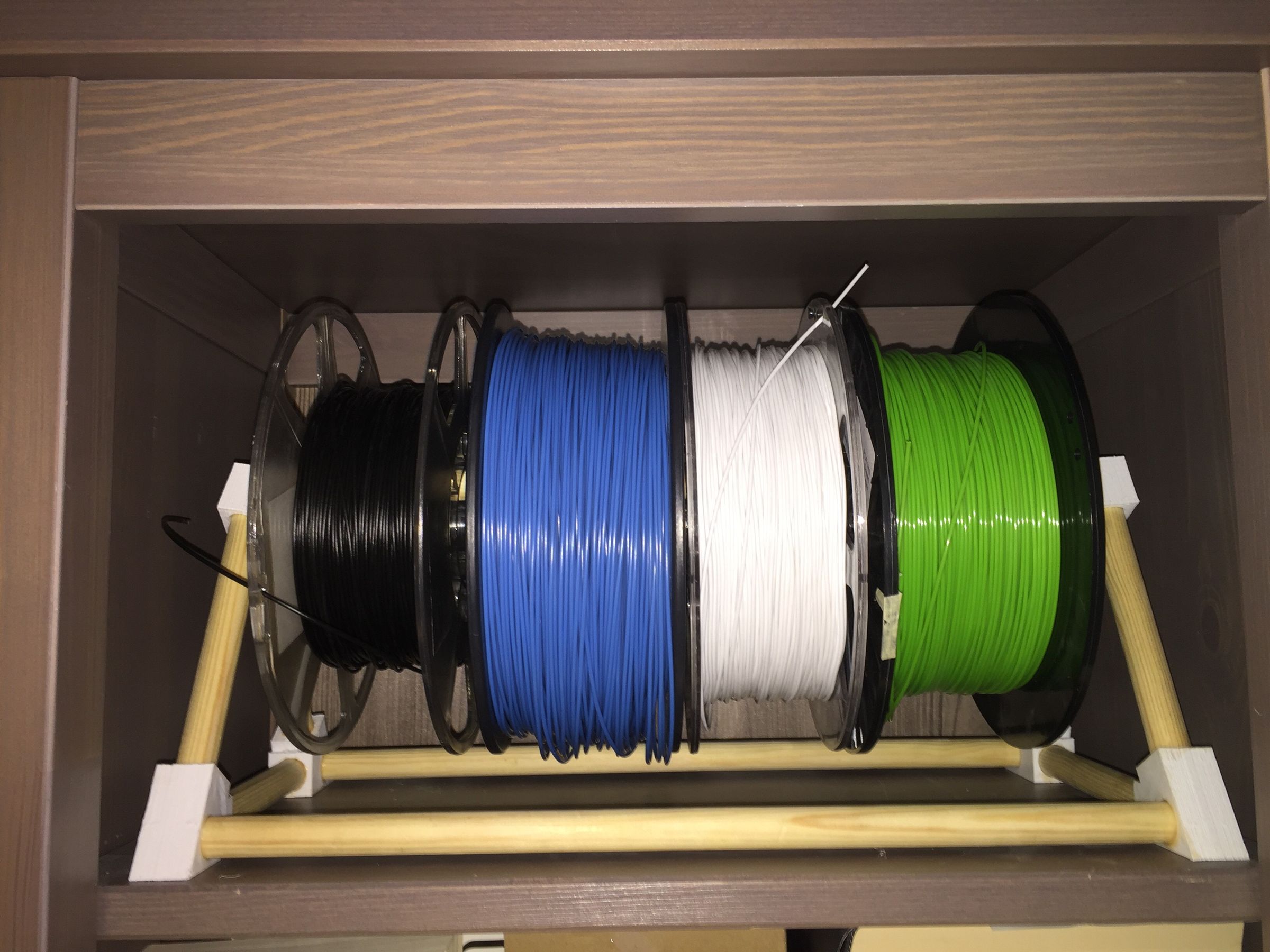 Filament Spool Rack : 6 Steps (with Pictures) - Instructables
