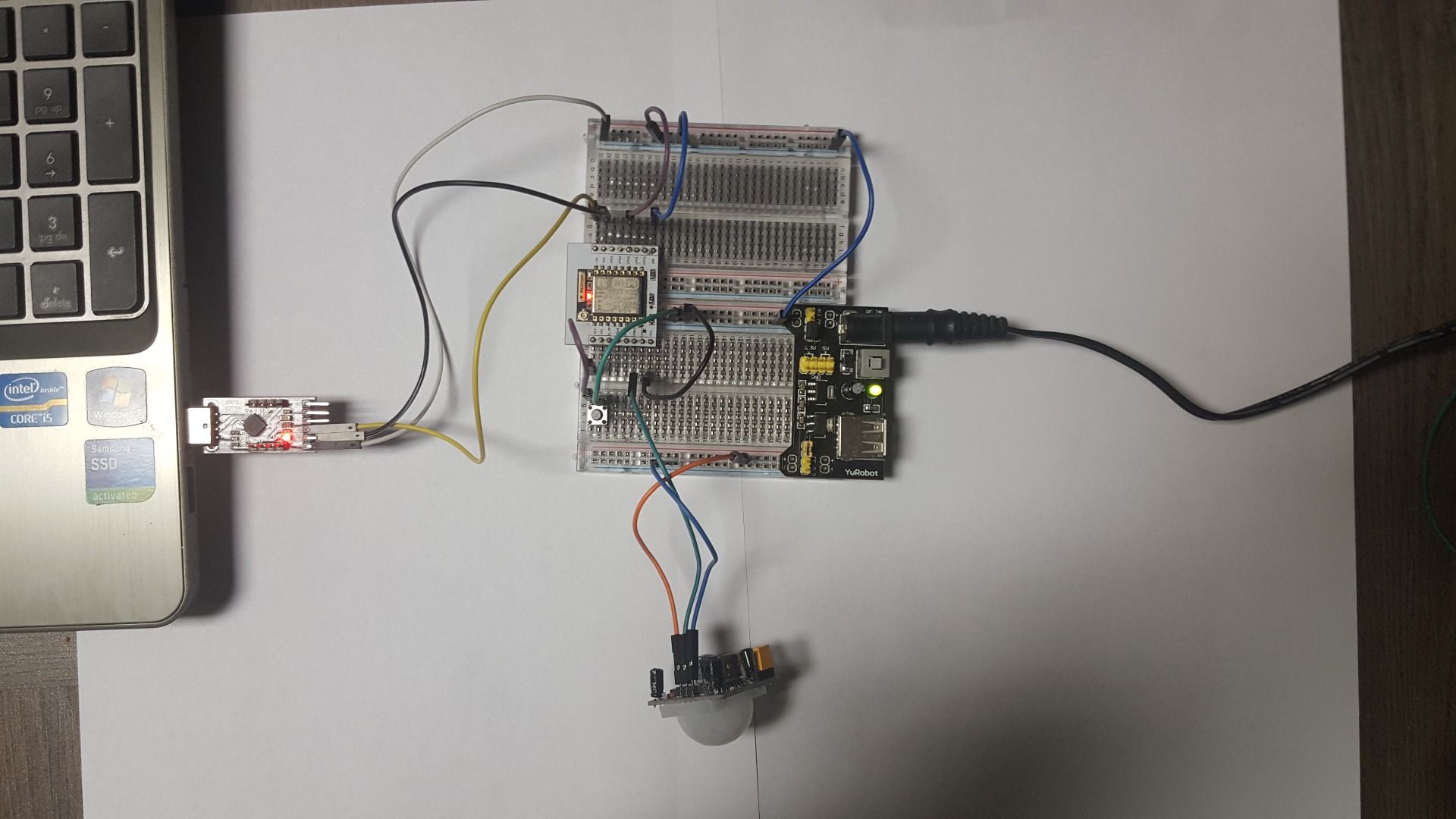 IoT WiFi DIY Motion Detector With E-mail Notification Using PIR Sensor and ESP8266 : 10 Steps ...