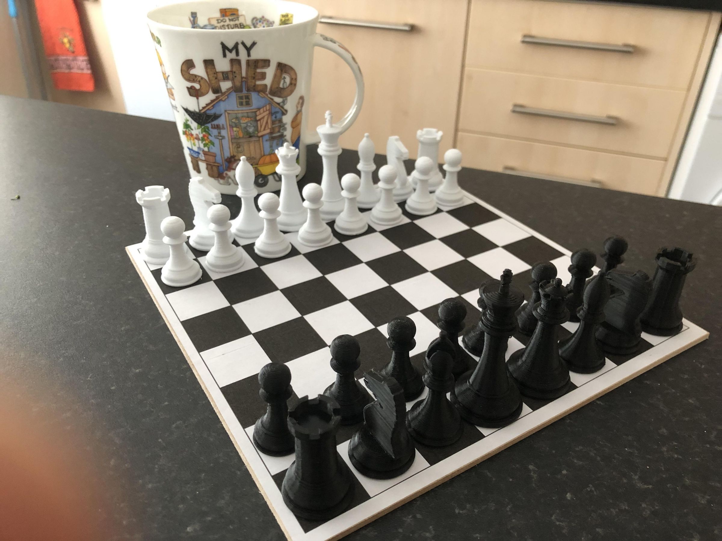 Chess Pieces 3D Printed Designed With Fusion 360 : 4 Steps (with ...