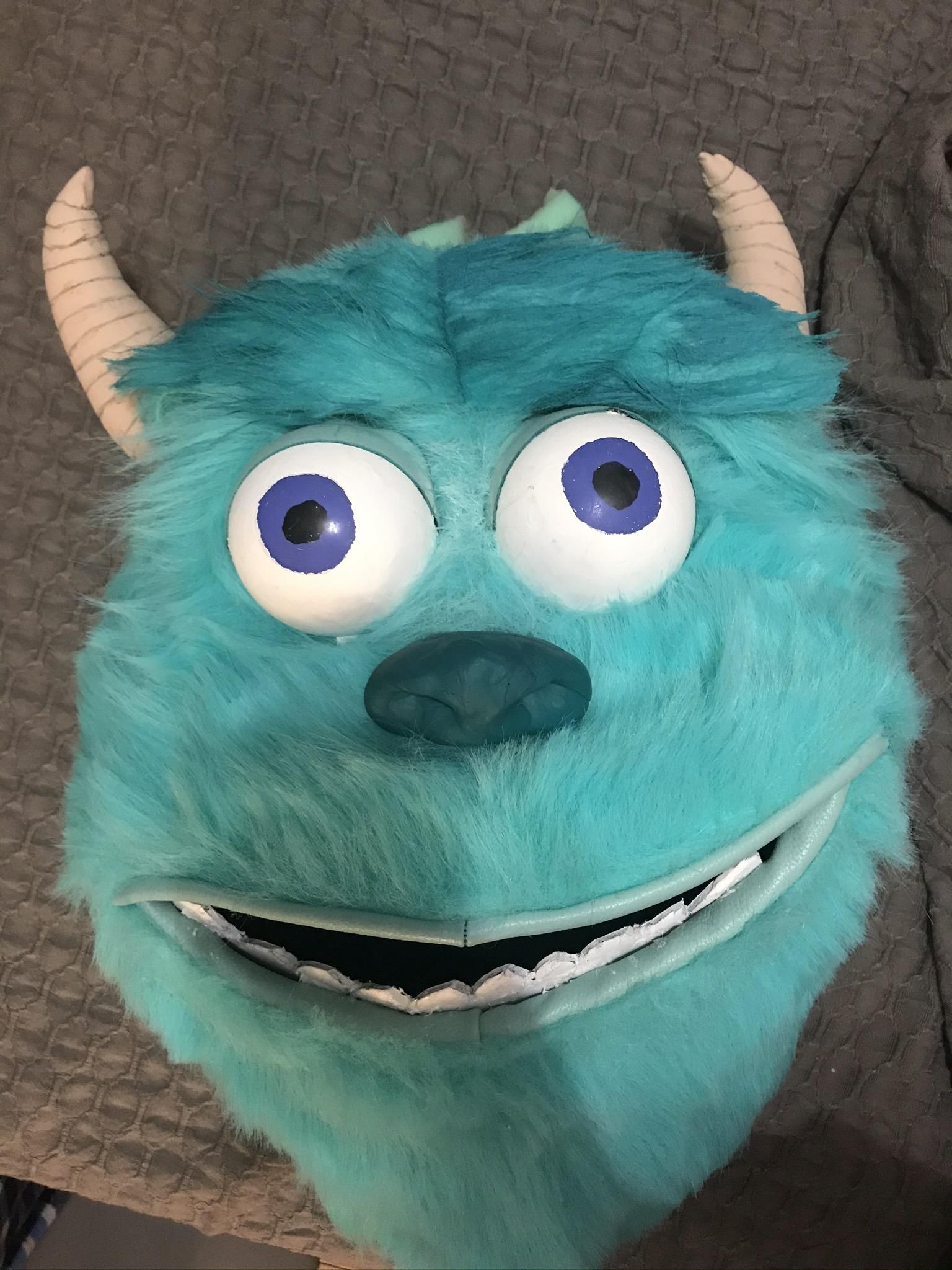 Sulley (Trademark Disney) Monster Homemade Halloween Costume : 11 Steps ...