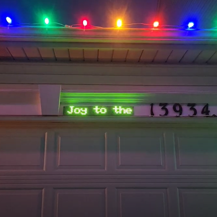 Scrolling Text and Picture on an LED Neo Pixel / Neo Matrix Display : 4 ...