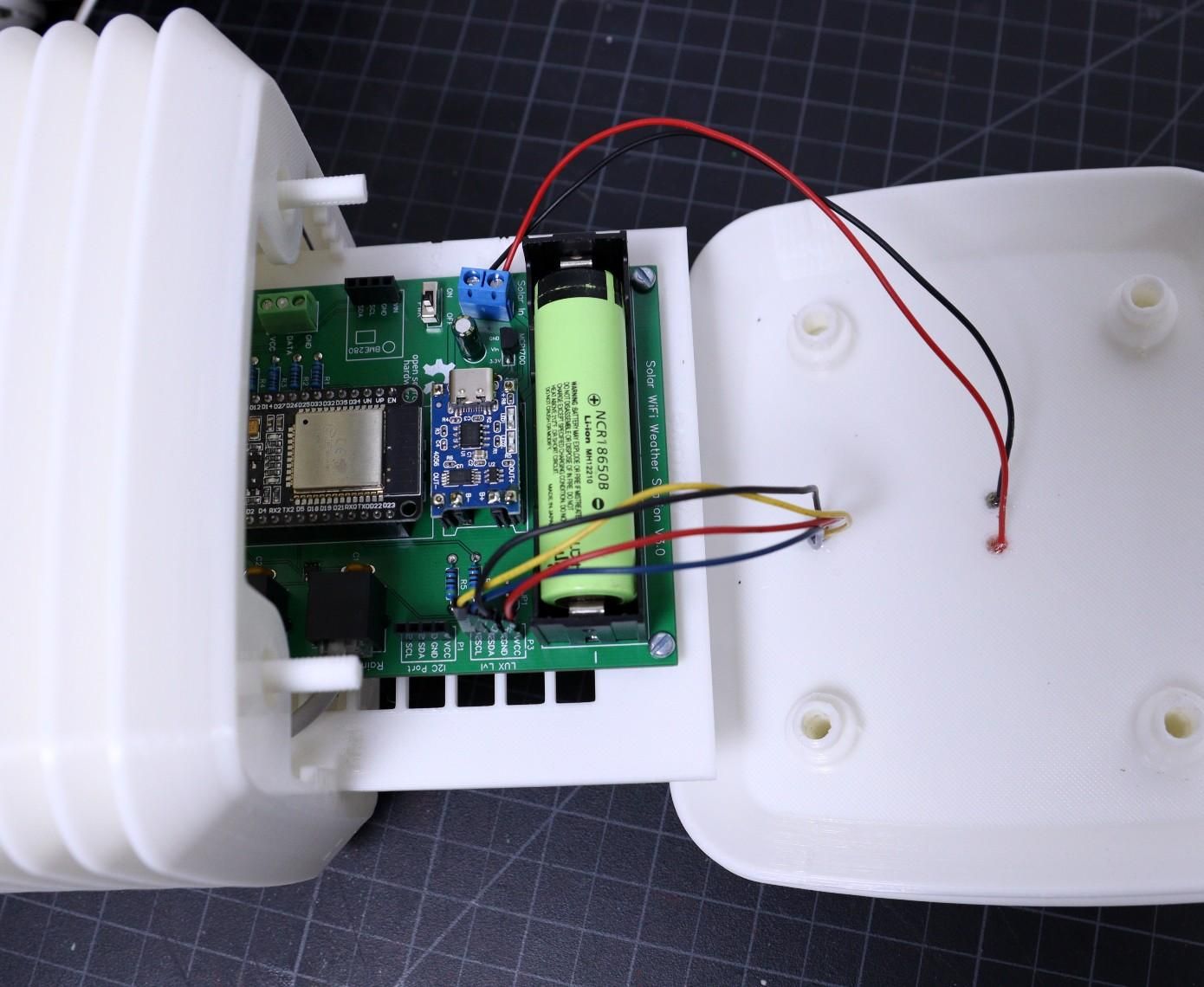 Solar Powered WiFi Weather Station V3.0 : 36 Steps (with Pictures ...
