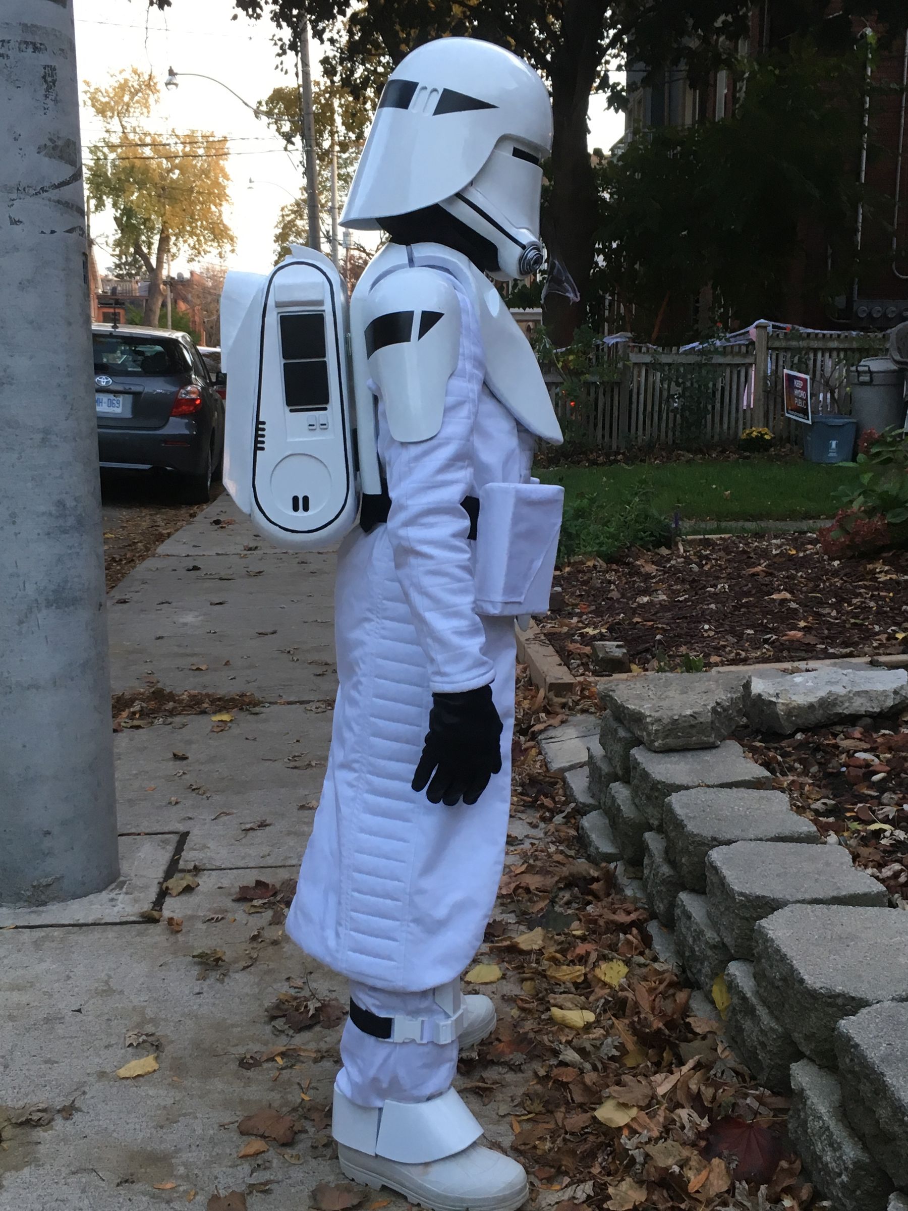 Child Sized First Order Snowtrooper Costume : 9 Steps (with Pictures ...