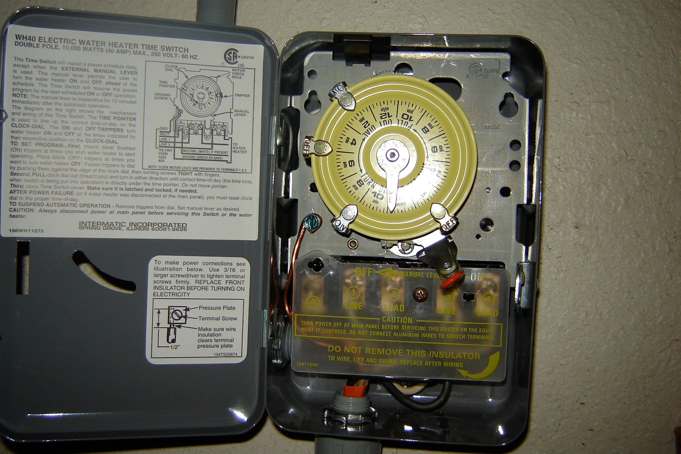 Hot Water Heater Timer : 5 Steps (with Pictures) - Instructables