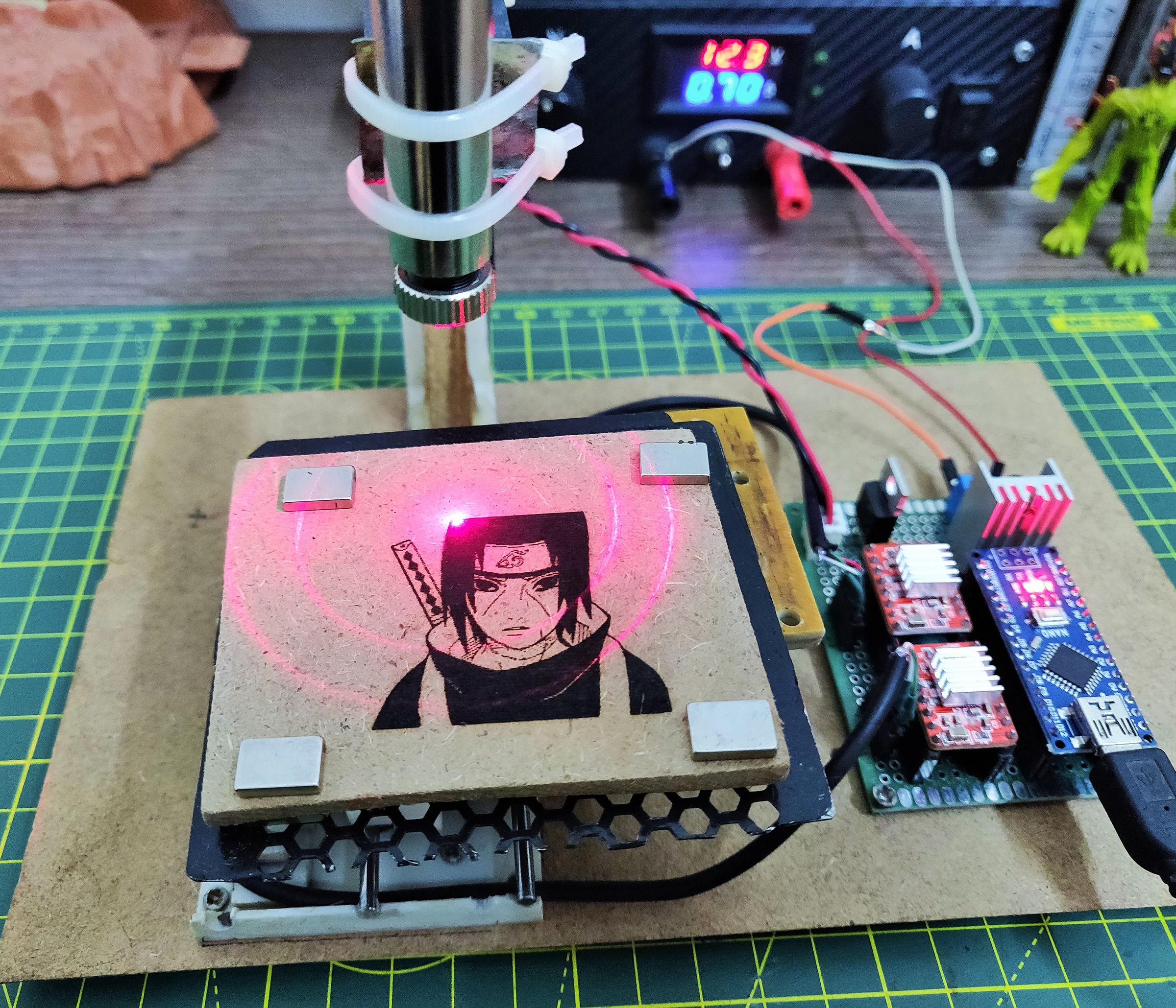 Mini CNC Laser Wood Engraver and Laser Paper Cutter. : 18 Steps (with ...