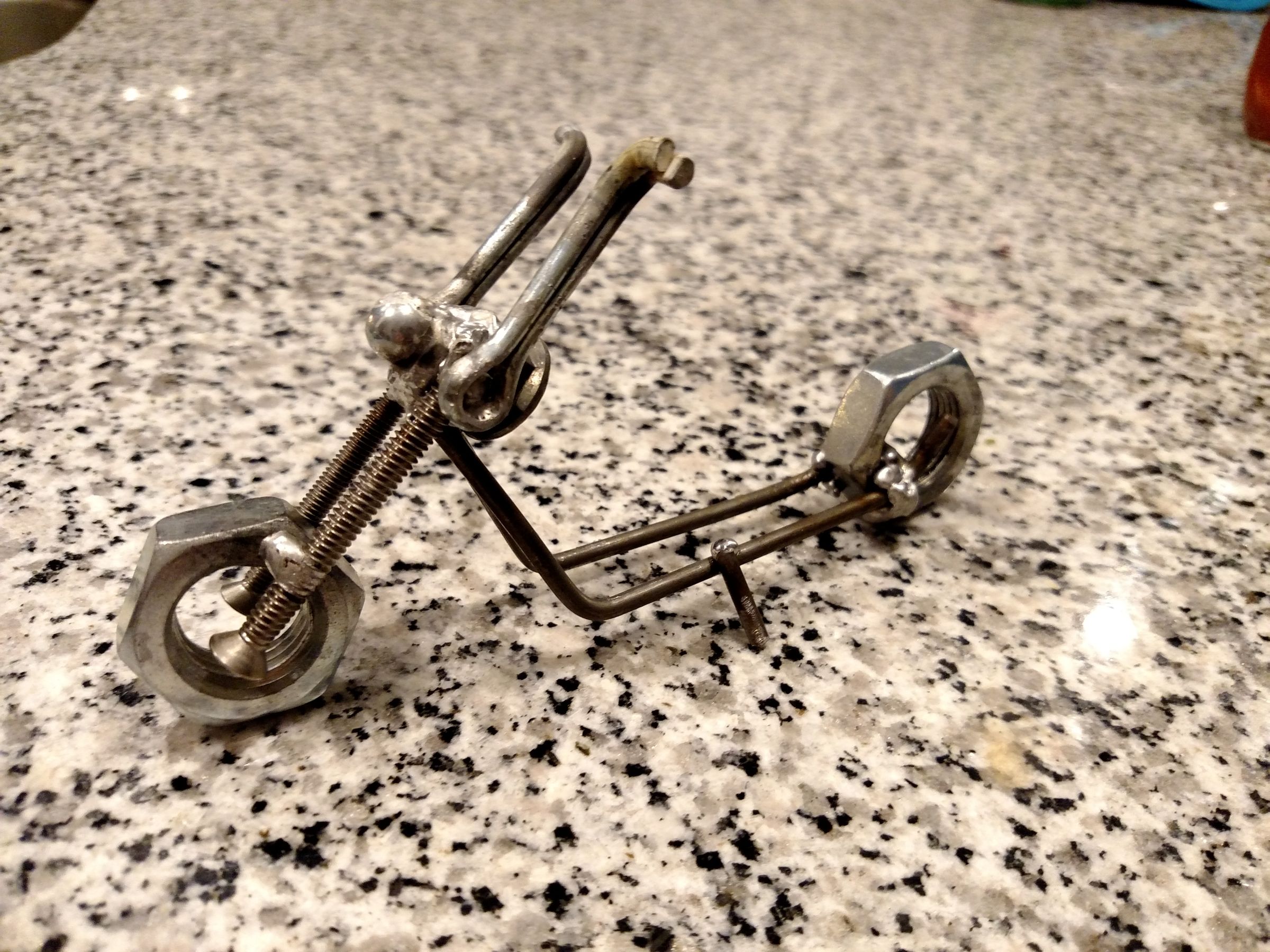 Metal Motorcycle Sculpture : 6 Steps (with Pictures) - Instructables