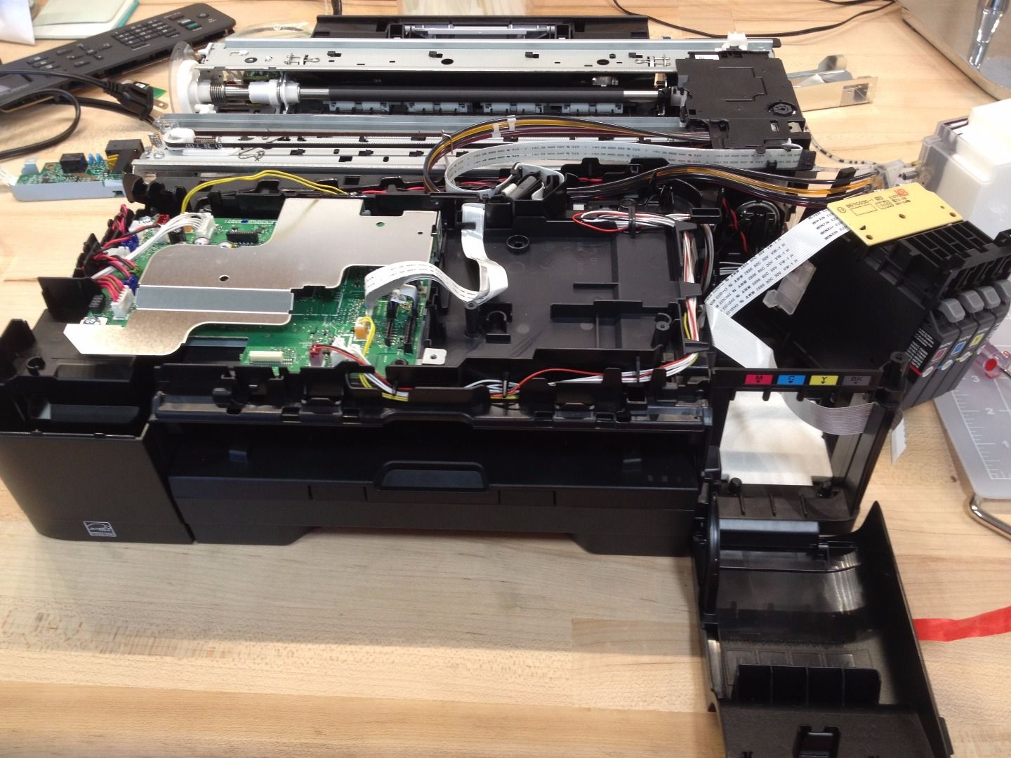 Disassembling a Brother MFC-J450DW Printer : 31 Steps - Instructables