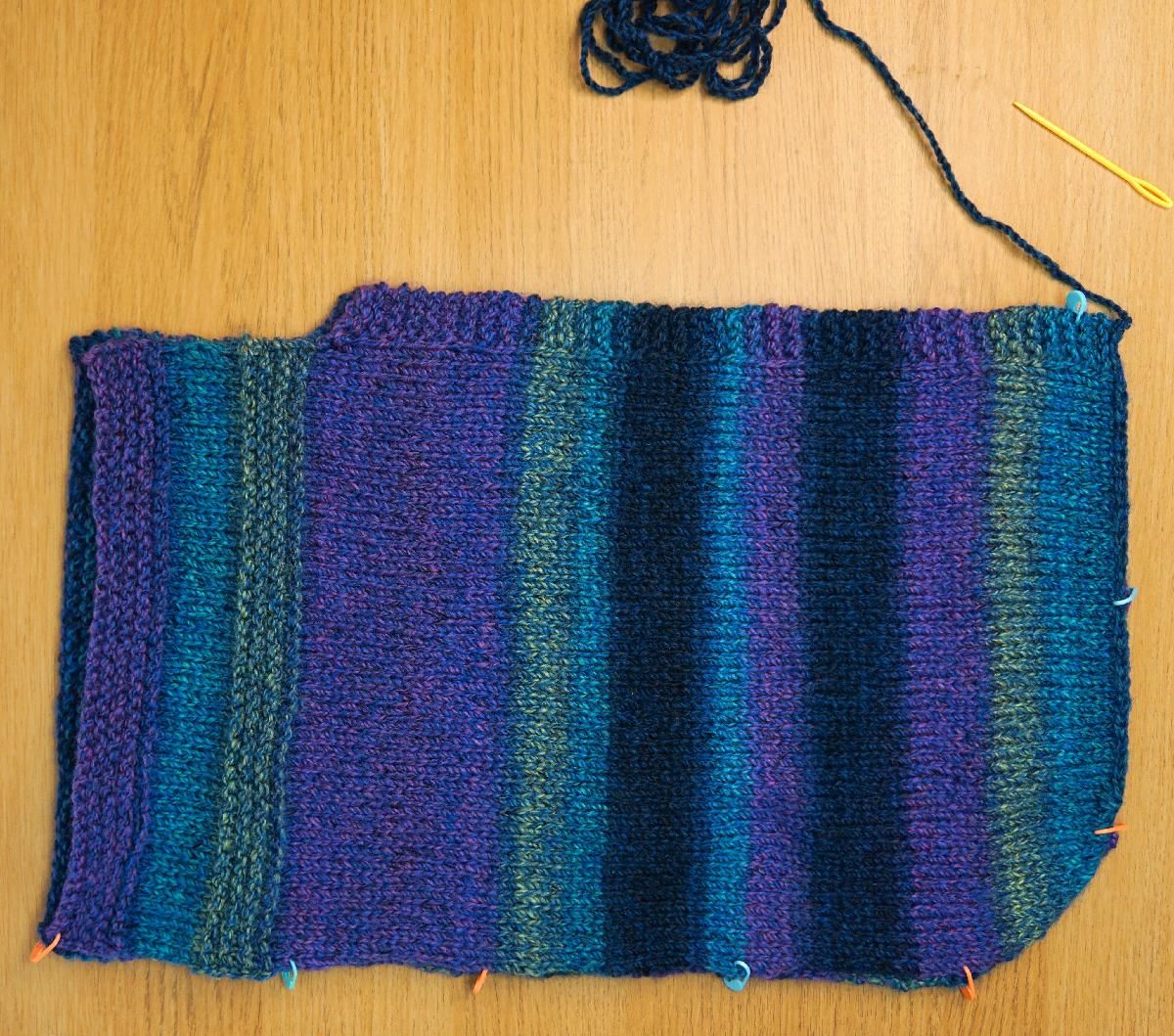 How to Knit a Hooded Scarf | Easy Balaclava Knitting Pattern : 10 Steps ...