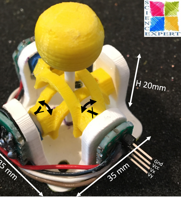 Resistive Dual-Axis XY Joystick : 3 Steps - Instructables
