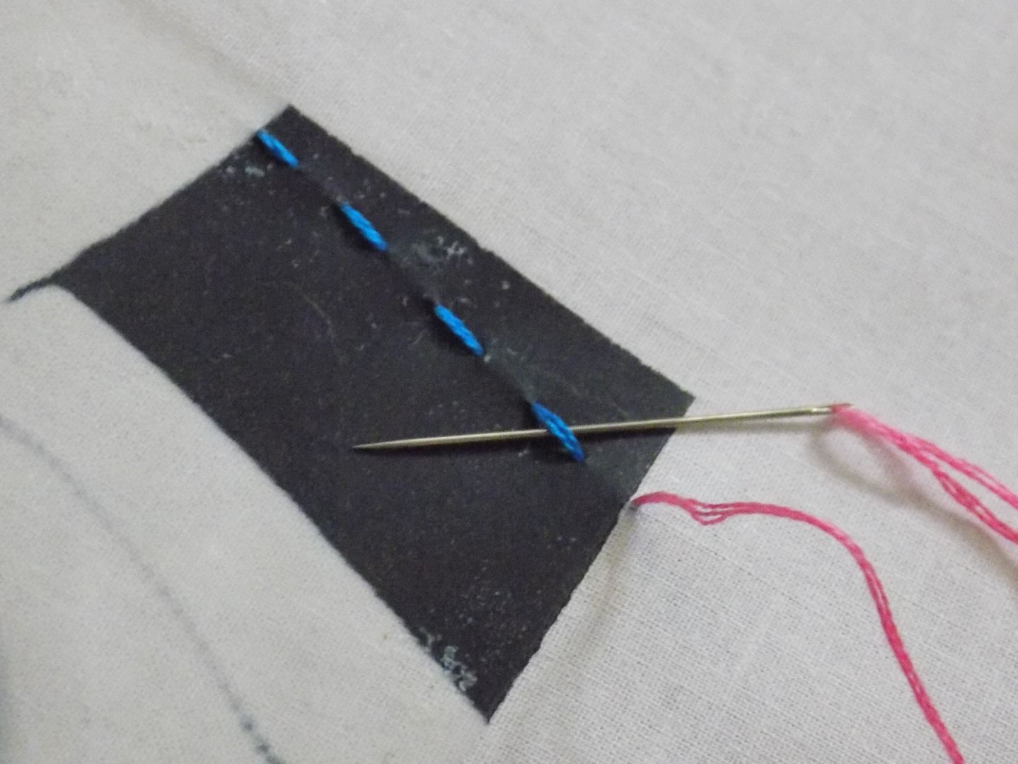 Embroidery 101: Laced Running Stitch : 4 Steps (with Pictures ...