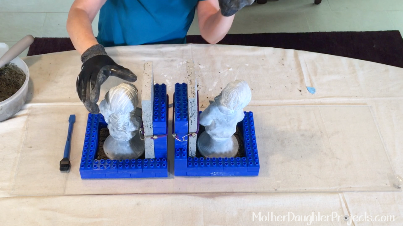 How to Make Concrete Bookends : 5 Steps (with Pictures) - Instructables