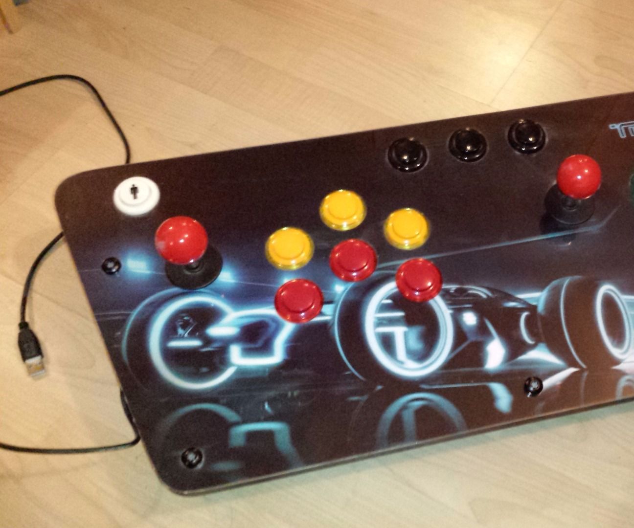 MAME TRON Arcade Control Panel - Instructables
