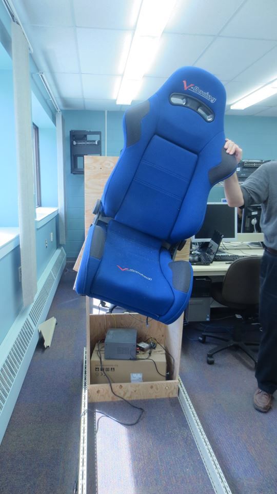 1/6 Model Motion Simulation Chair /w Microsoft Flight Sim X : 6 Steps ...