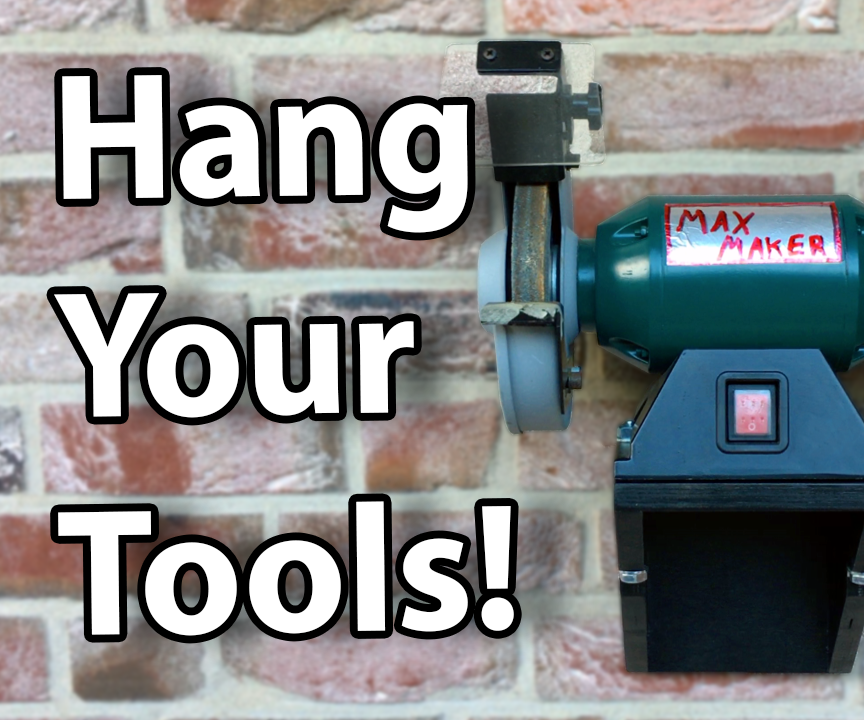 Make a Wall Mount for Your Bench Grinder! : 11 Steps (with Pictures ...
