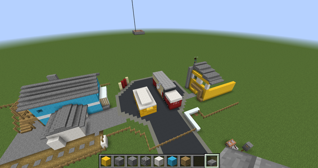 Nuketown Minecraft Casa Azul