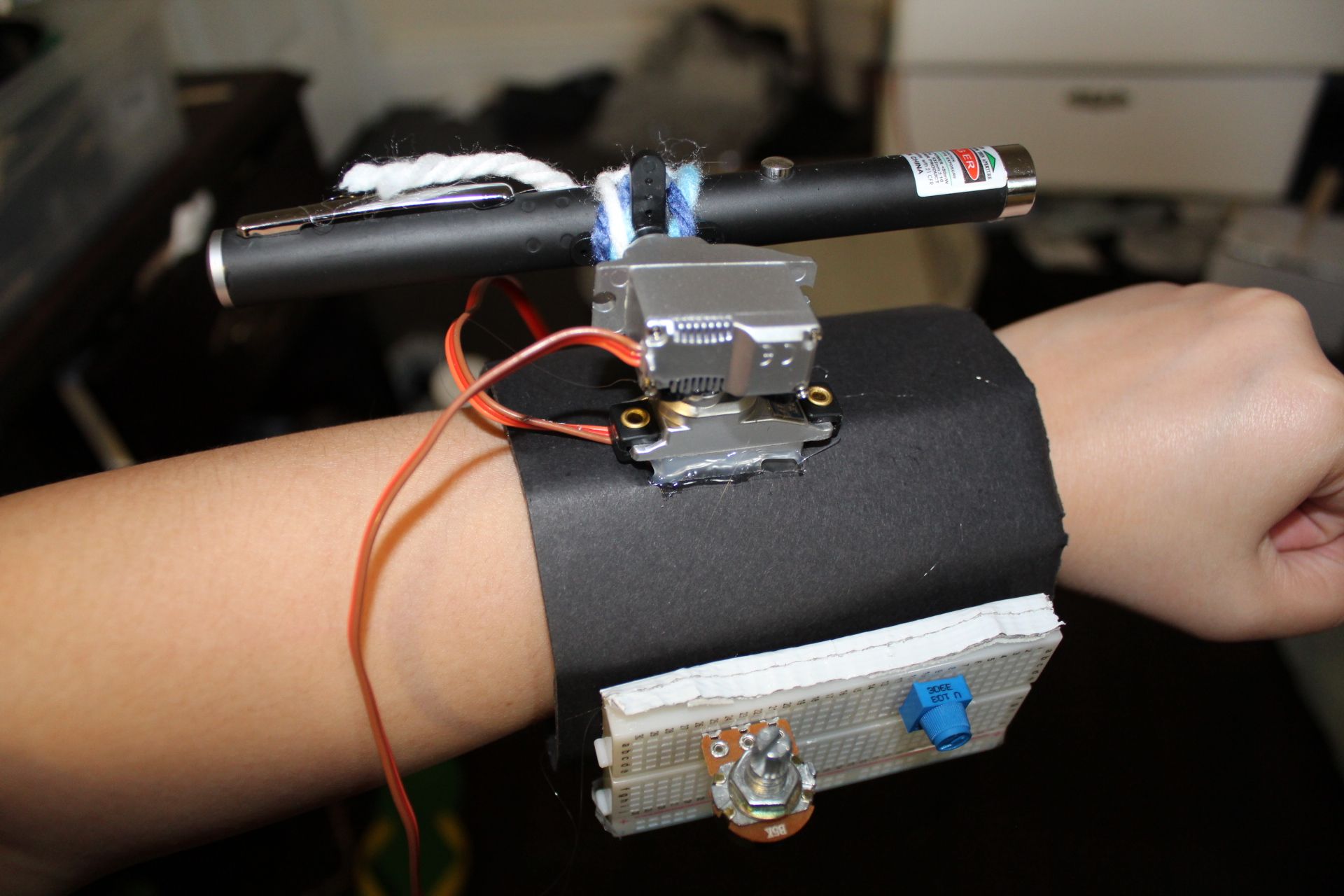 Laser Gauntlet With 2 Axis Gimbal : 9 Steps - Instructables