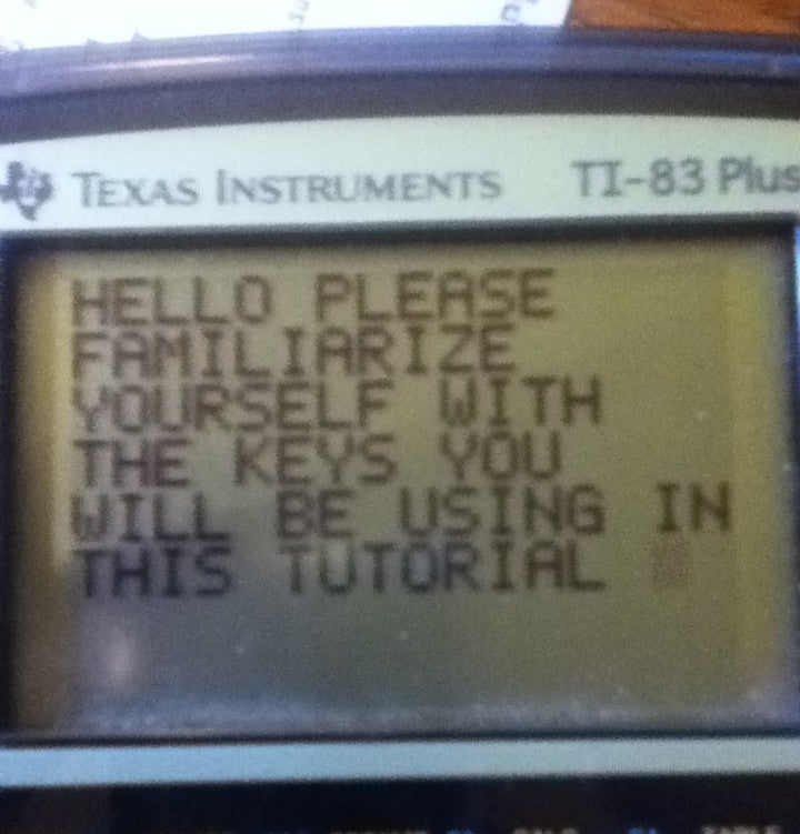 How to Create Programs on a Graphing Calculator : 12 Steps - Instructables
