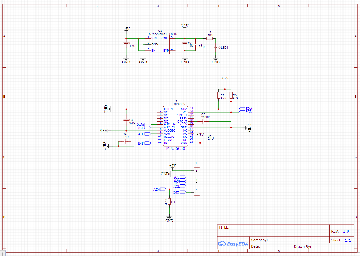 Make Your Own MPU6050 Gyro Sensor : 7 Steps - Instructables