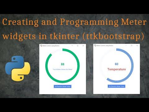 Creating and Programming Meter GUI Widgets Using Tkinter (ttkbootstrap) and Python : 6 Steps ...