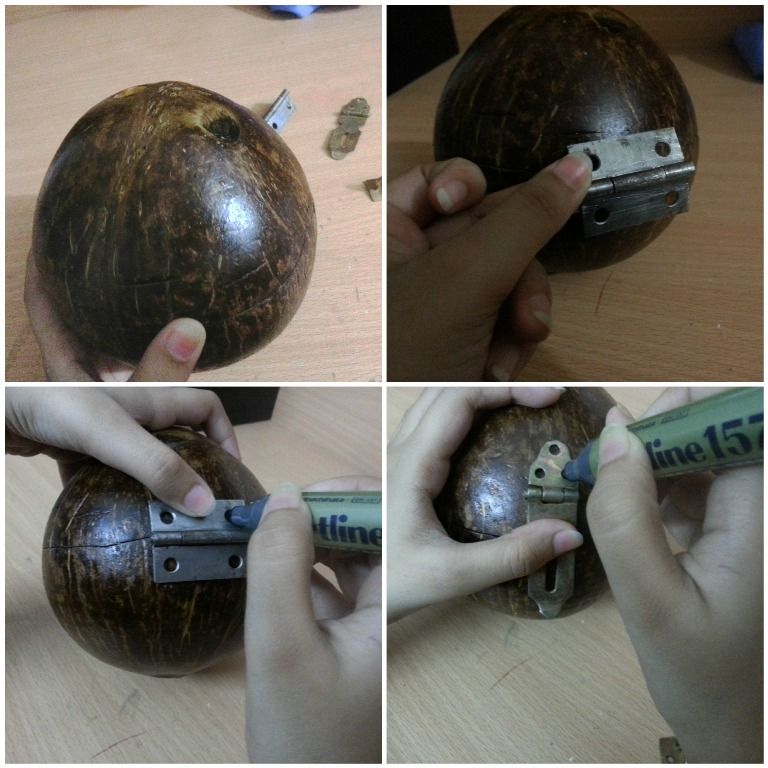 Coconut Shells Jewellery Box